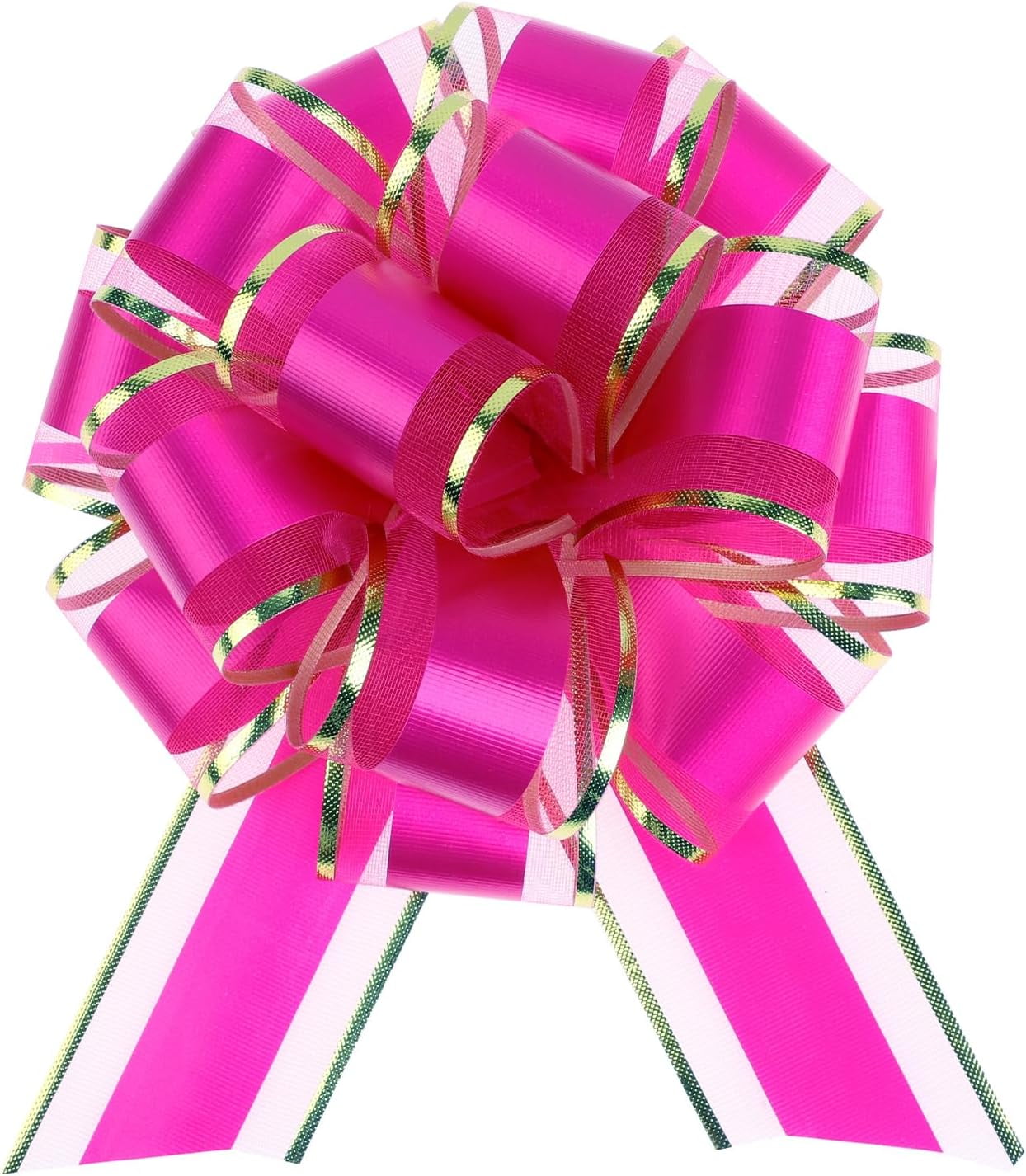 GZhLonKiMa 6 Pieces Large Pull Bows, 6 inches Gift Bow, , Party ...