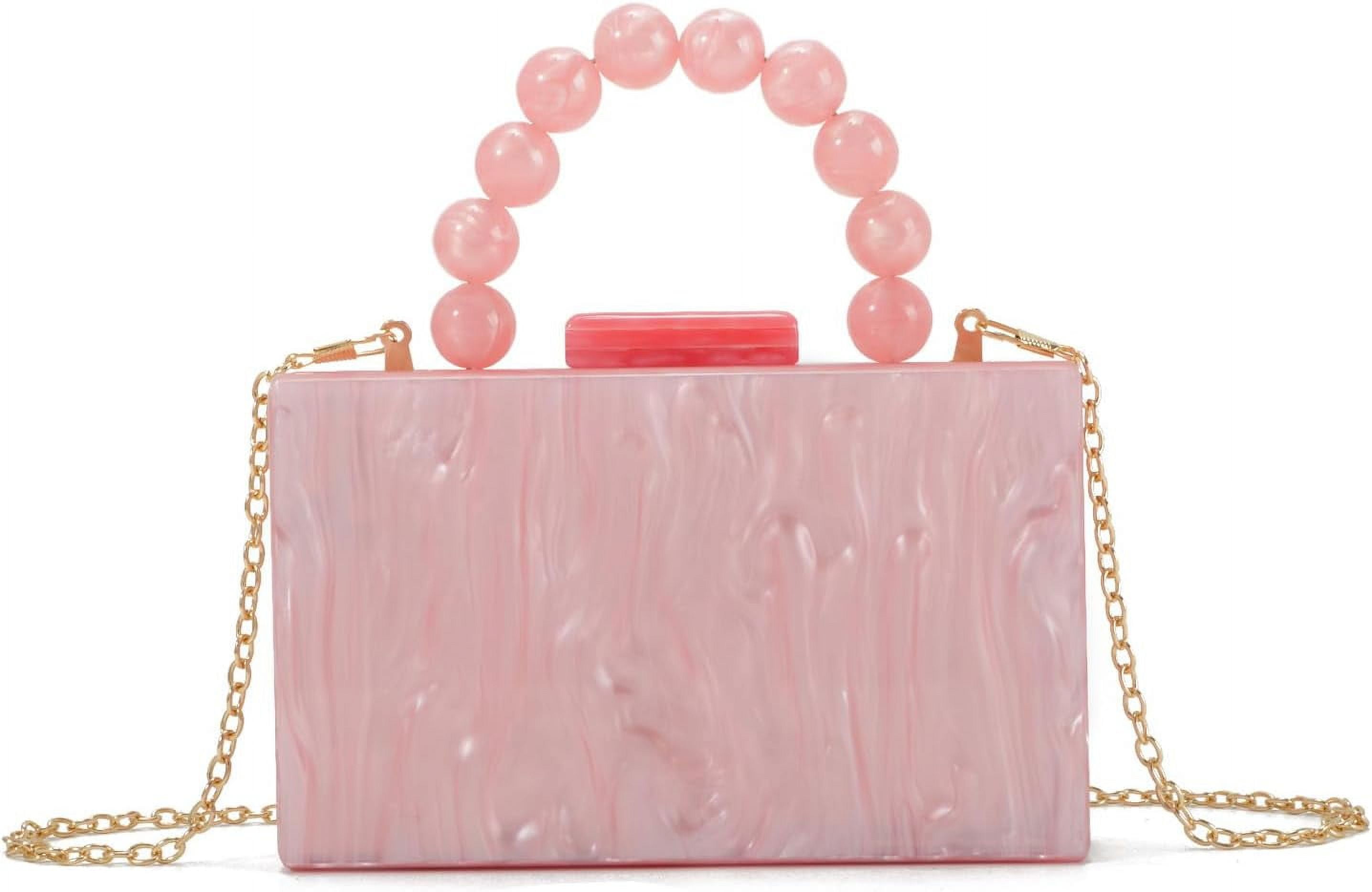 GZhLonKiMa Acrylic Clutch Purse Evening Bag Formal Handbag for Women ...