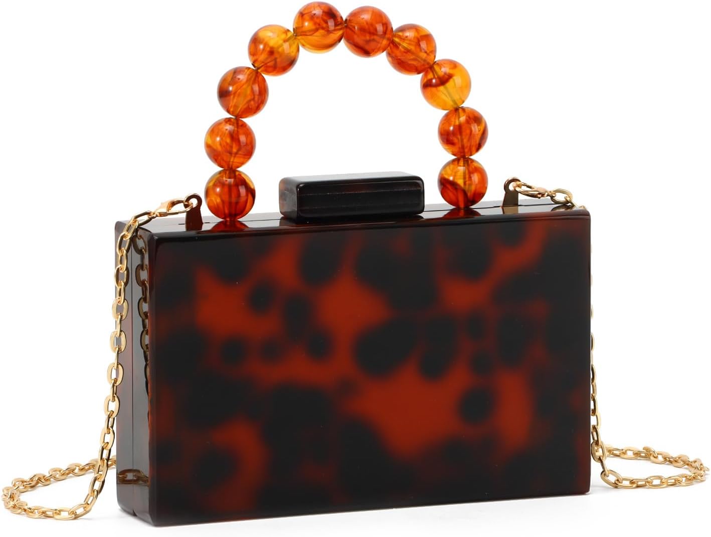 GZhLonKiMa Acrylic Clutch Purse Evening Bag Formal Handbag for Women ...