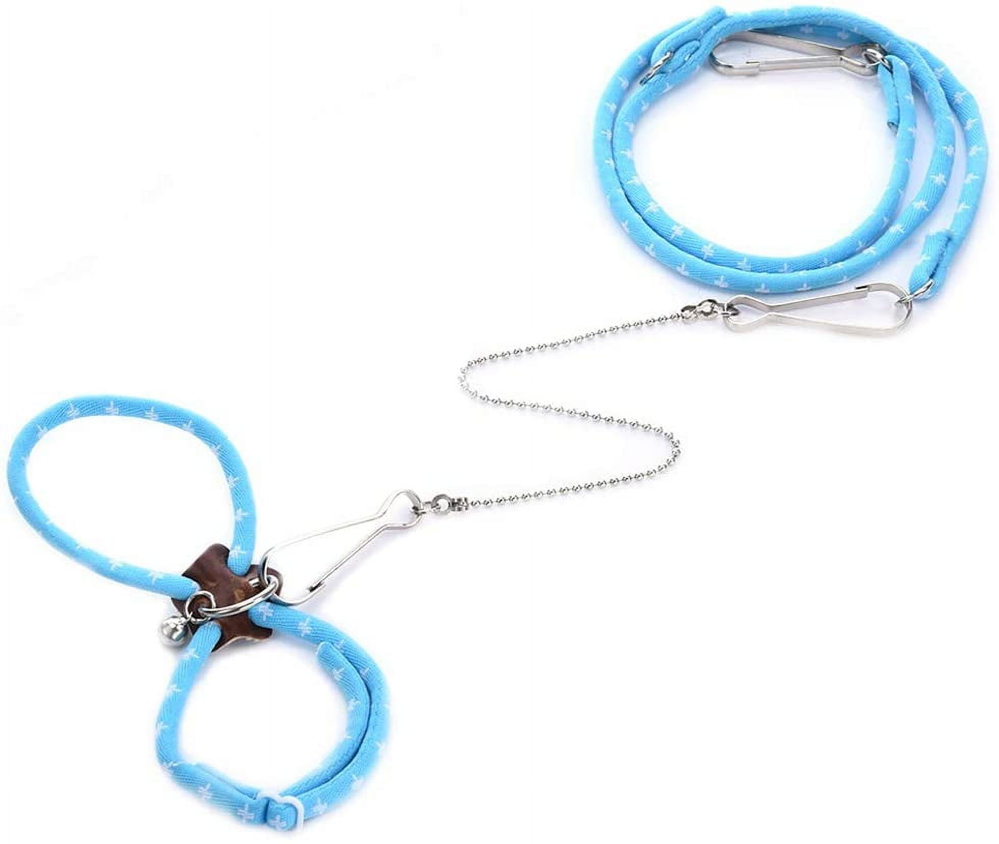 GZhLonKiMa Adjustable Leash Harness with Bell for Rat Mouse Squirrel ...