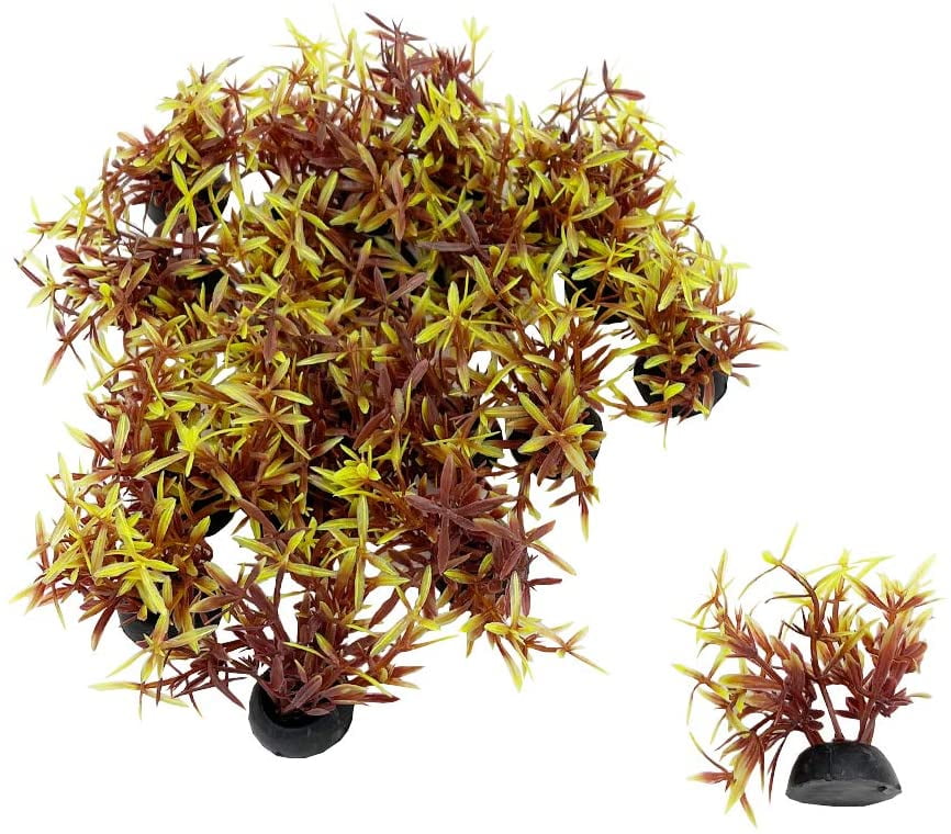 GZhLonKiMa Aquarium Plants Fish Tank Decorations 20pcs Small Size/1inch ...