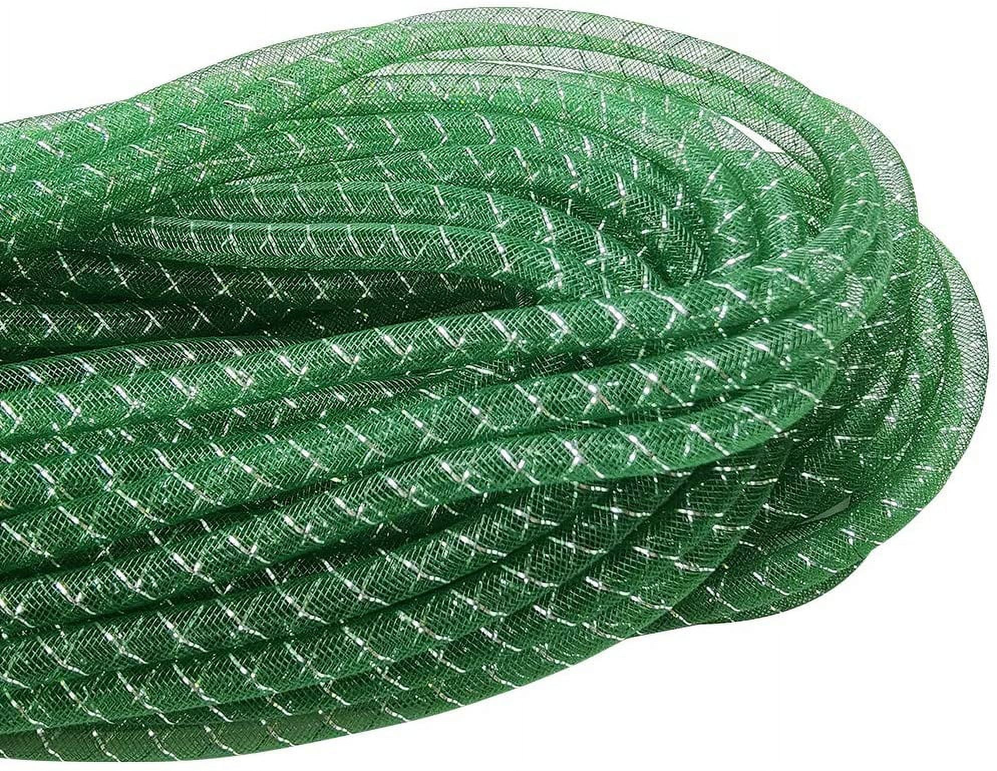 GZhLonKiMa Assorted 13 Colors 26Yards Solid Mesh Tube Deco Flex for Wreaths Crafts (Mix, 3/8 ...