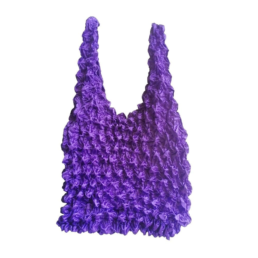 GZhLonKiMa Bags Large Capacity Fold Bubble Pleated Bag Pleated Flexible ...