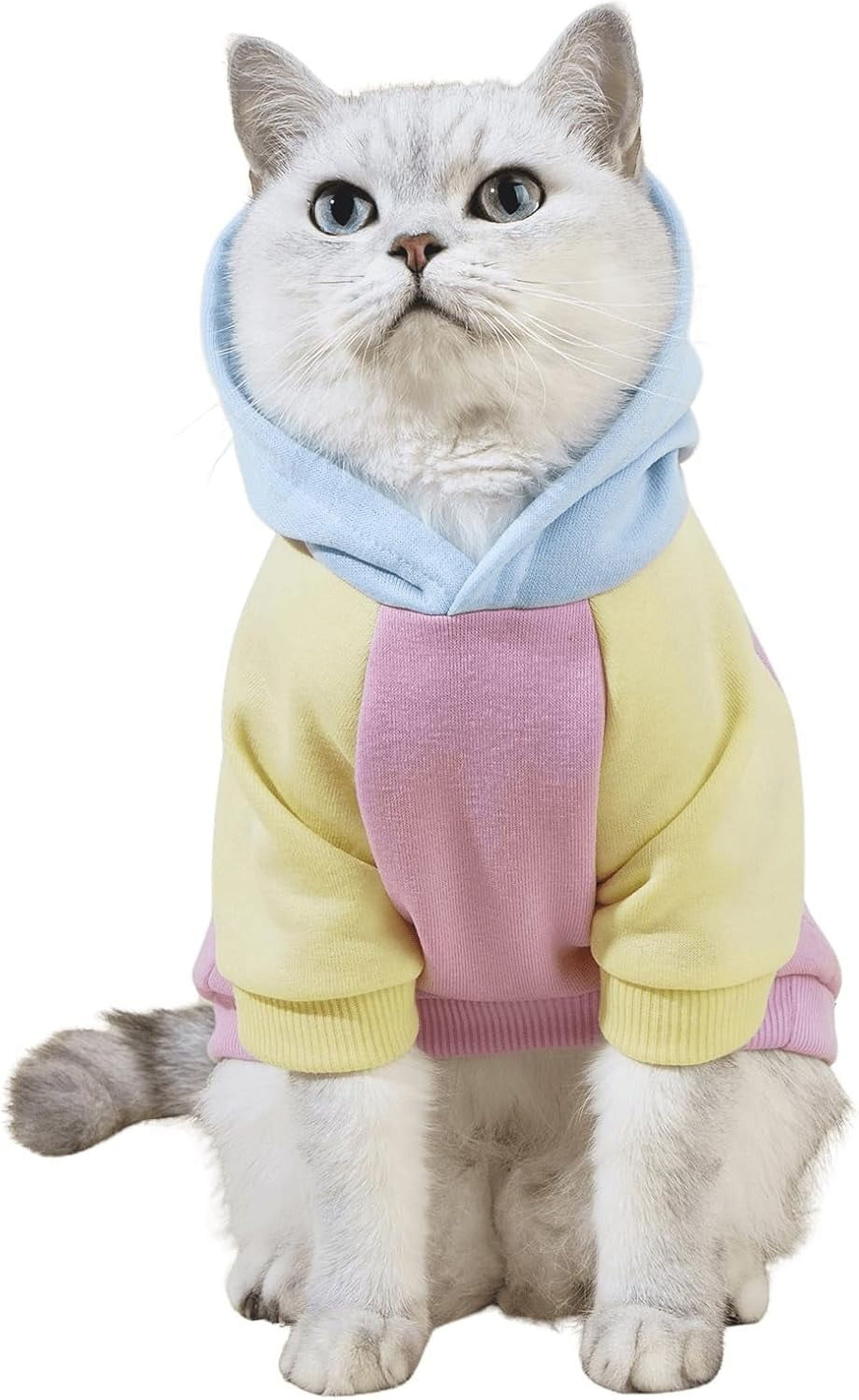 GZhLonKiMa Basic Dog Hoodie Sweatshirt Puppy Sweater Warm Cat Costumes ...
