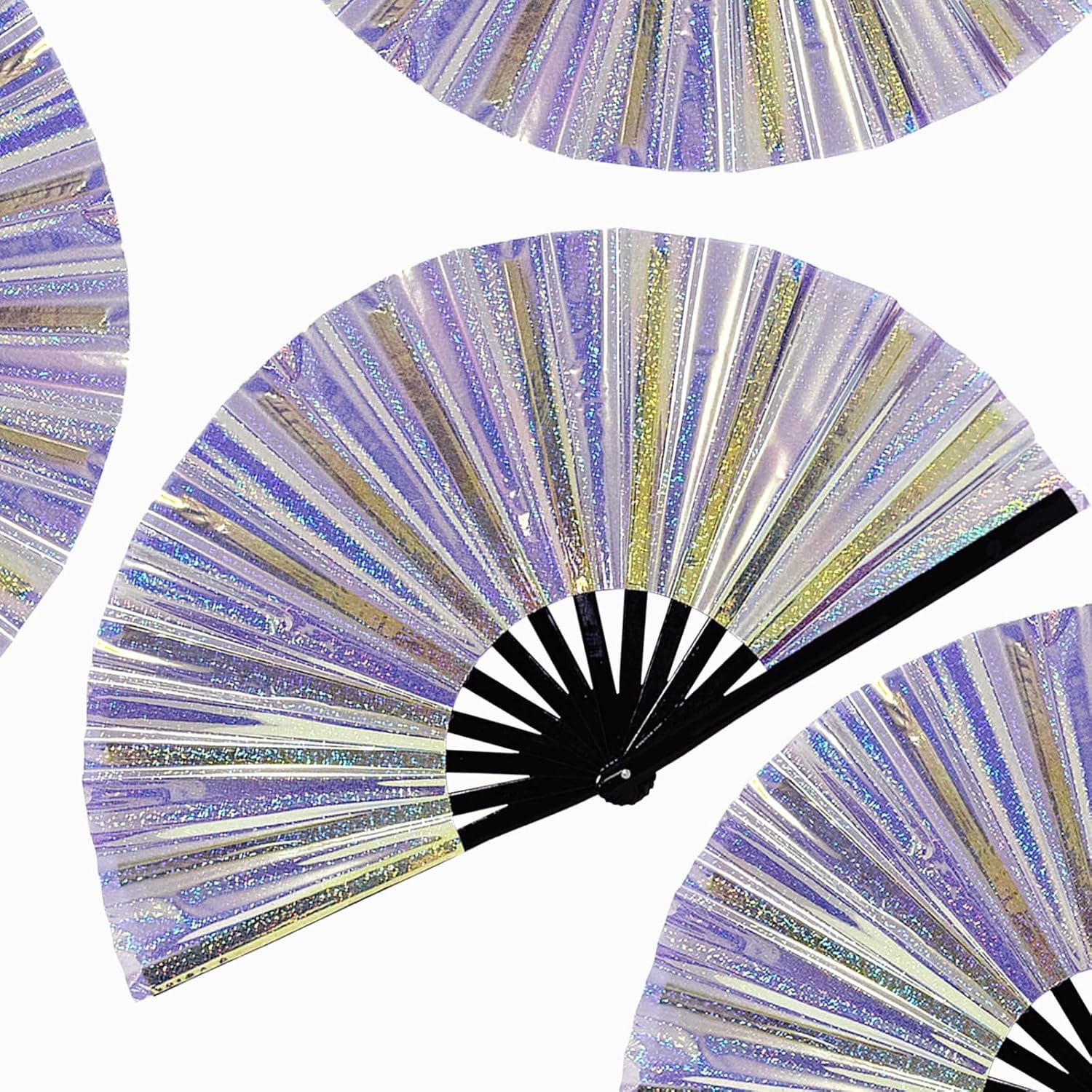 GZhLonKiMa Boots on The Ground Fan,Clap Fans for Line Dancing,Large ...