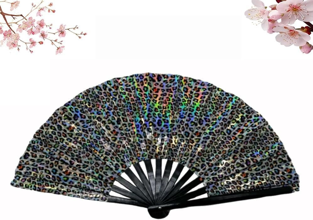 GZhLonKiMa Boots On The Ground Hand Fan for Line Dancing Popping Fans ...