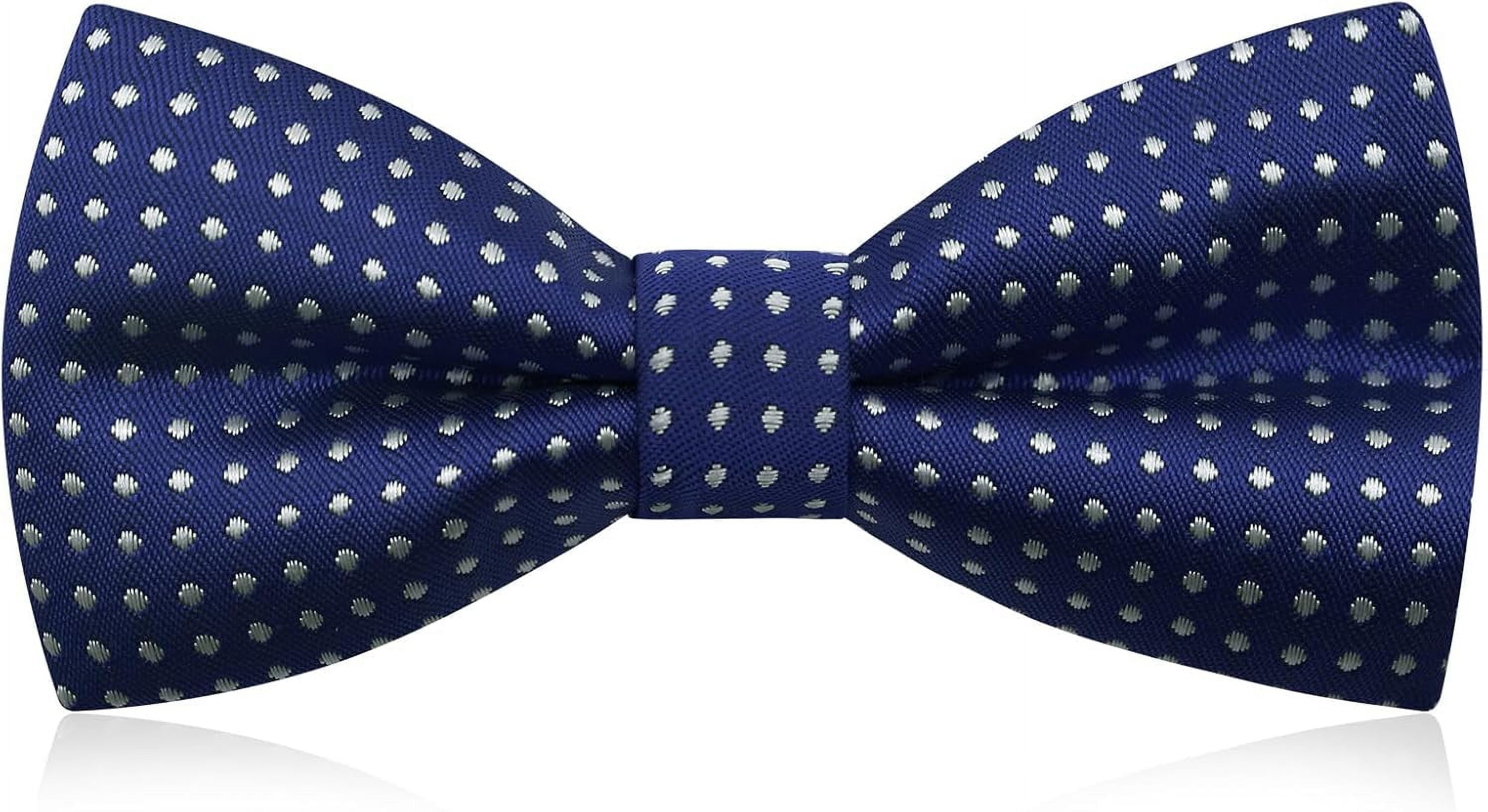 GZhLonKiMa Boys Bow Tie, Polka Dot Bow Ties for Boys Adjustable Pre ...