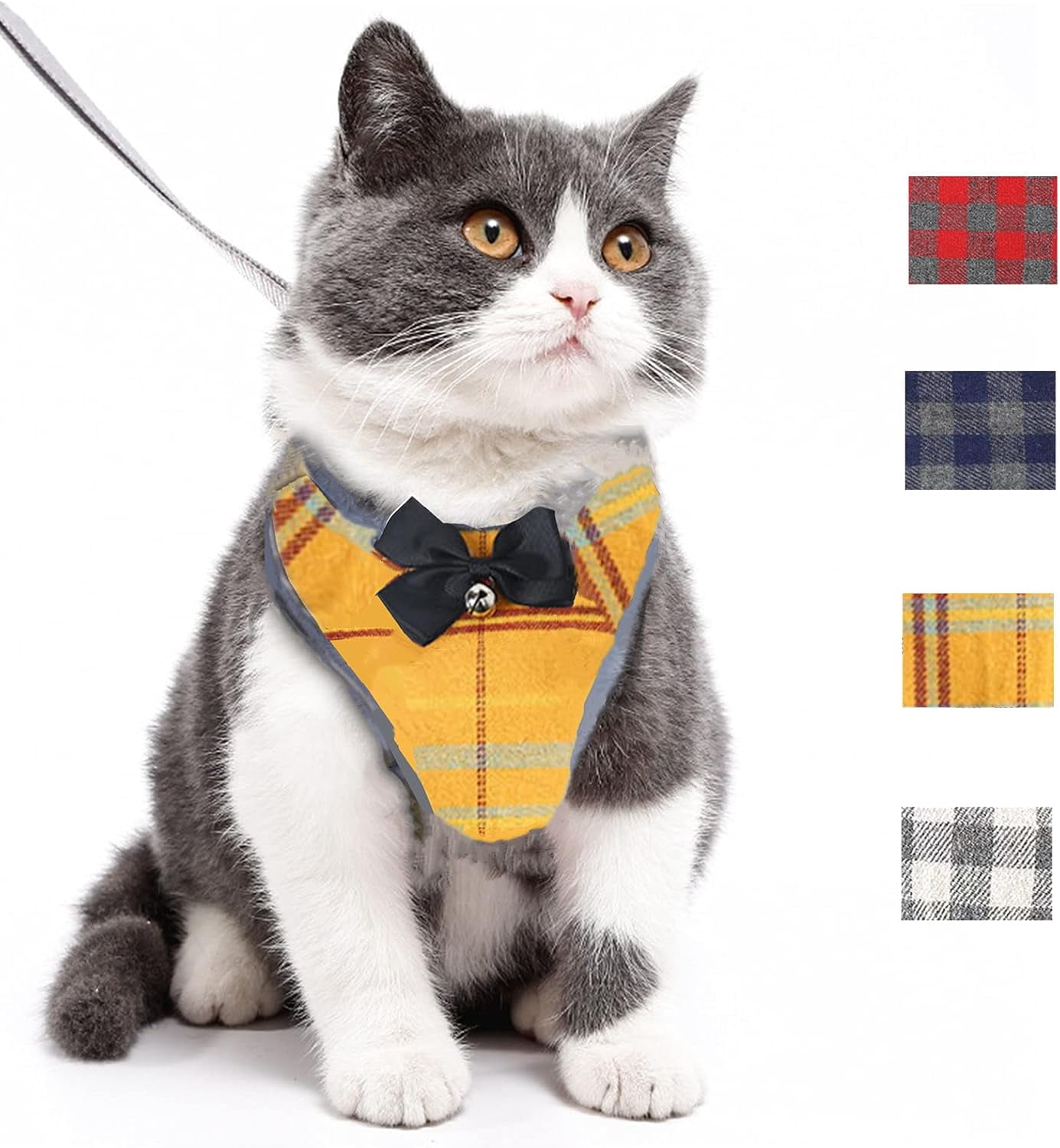 GZhLonKiMa Cat Harness, Dog Harness and Leash Set, Bunny Rabbit Ferret ...