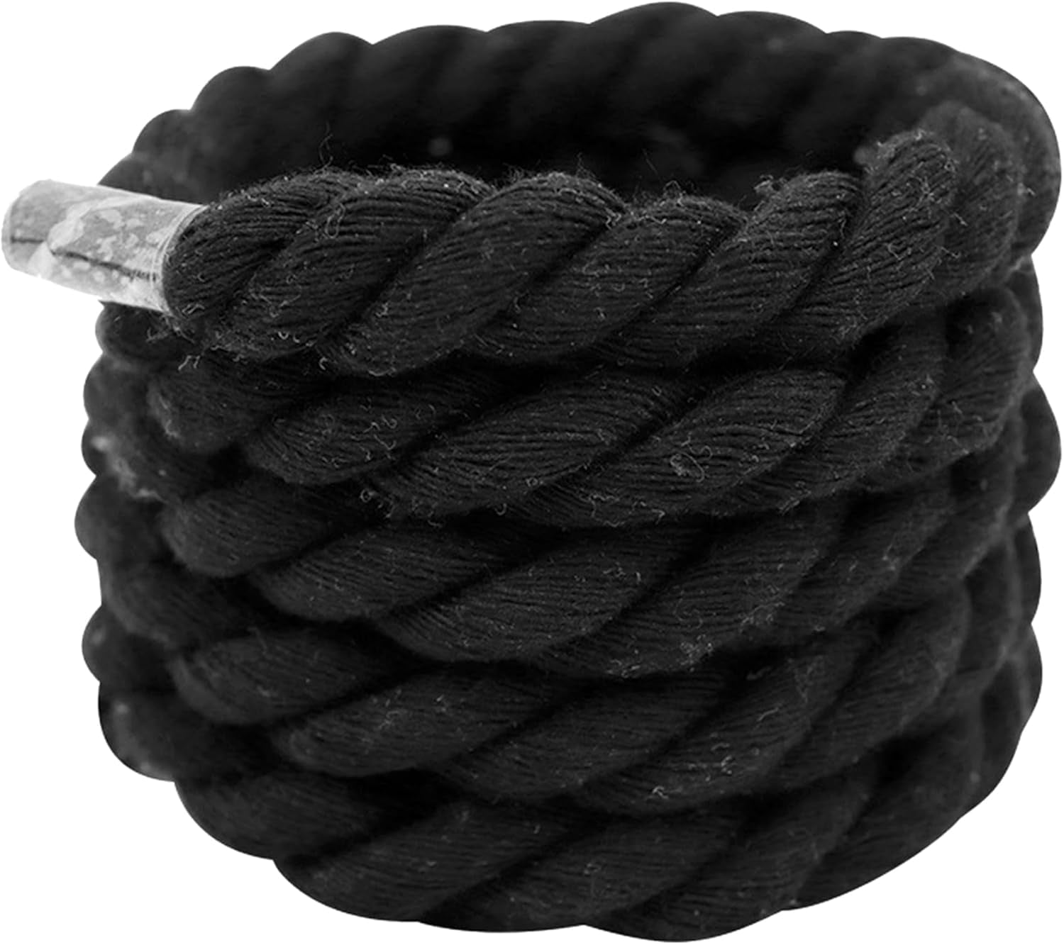 GZhLonKiMa Chunky Rope Laces Round Hand-woven Shoe Laces Solid Color ...