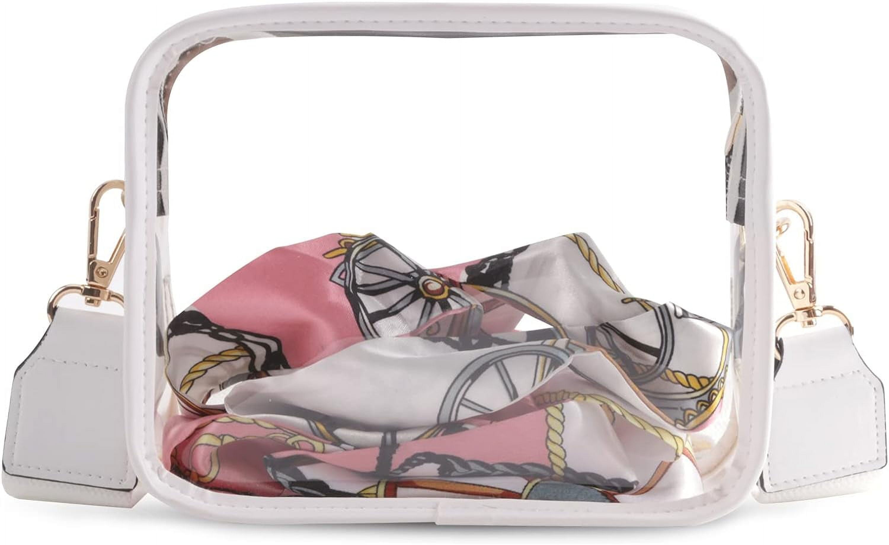 GZhLonKiMa Clear Bag Stadium Approved Clear Purse Concert Stadium Clear ...