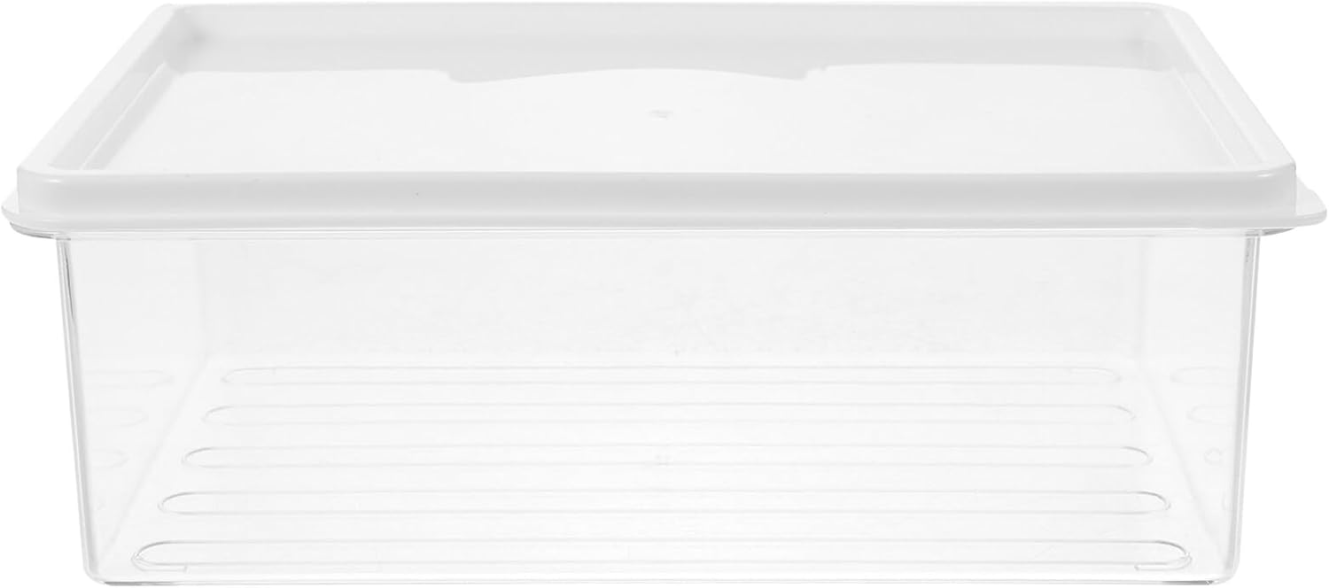 GZhLonKiMa Clear Meat Storage Container Bacon Keeper Box Bacon Storage ...