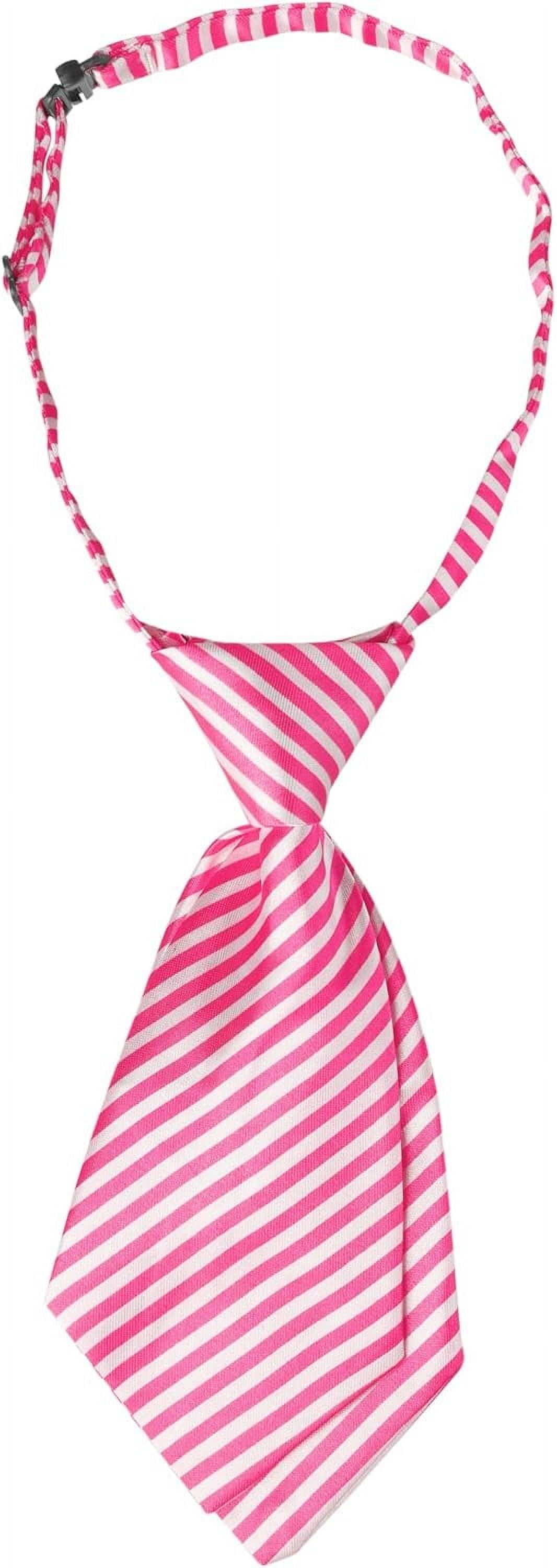 GZhLonKiMa Cute Uniform Tie, Pretied Knot, Colorful Striped Short Ties ...