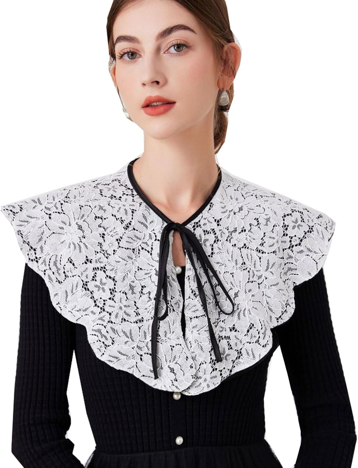 GZhLonKiMa Detachable Fake Collar for Women Mini Cape Collar Dickey ...