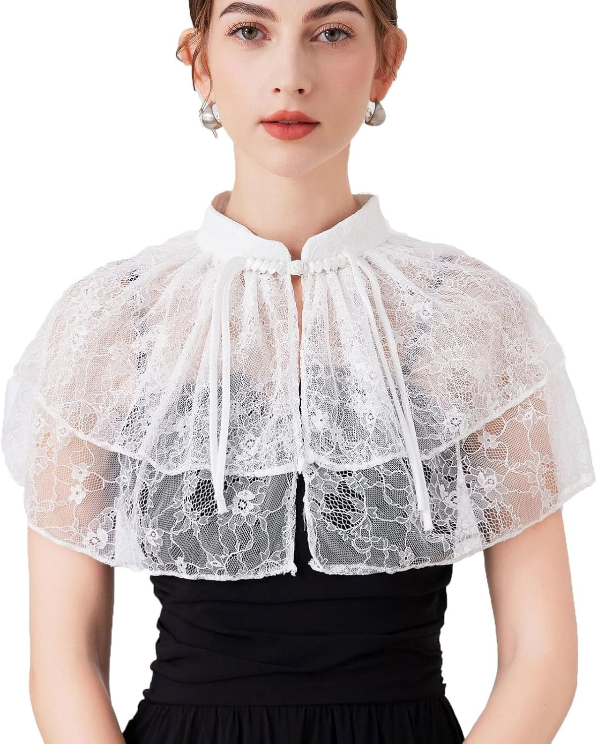 GZhLonKiMa Detachable Fake Collar for Women Mini Cape Collar Dickey ...