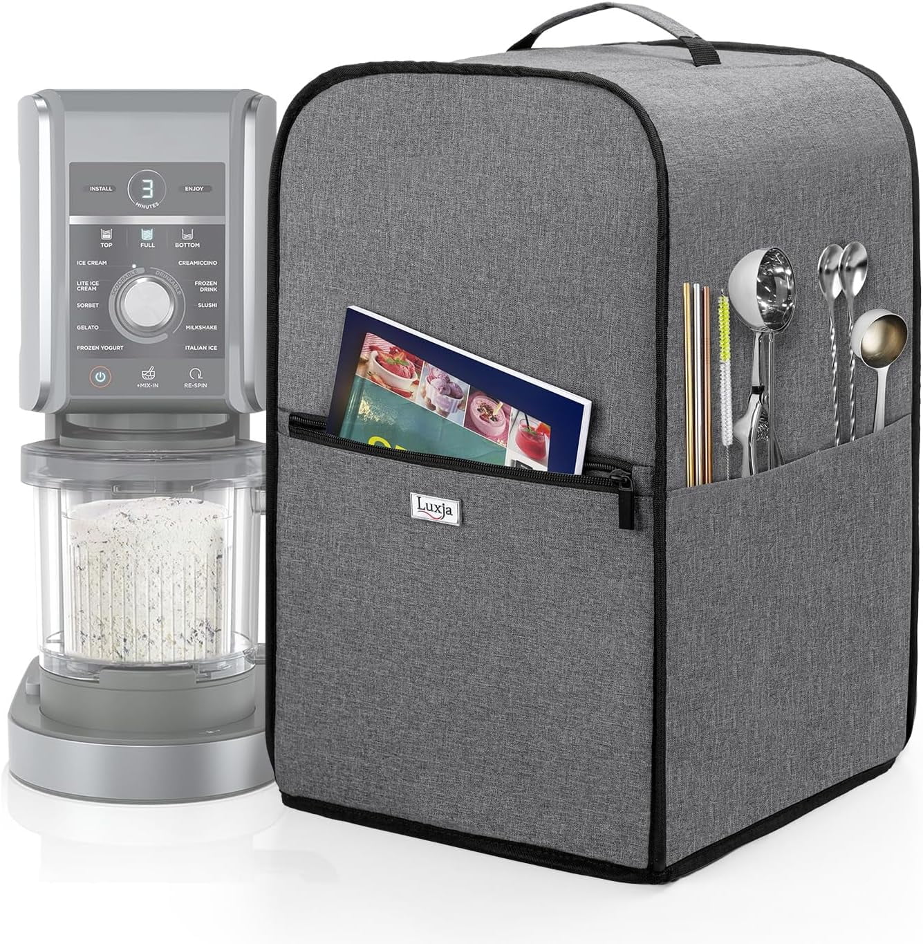 GZhLonKiMa Dust Cover Fits for Ninja CREAMi NC501, NC301, NC299AMZ, Ice ...