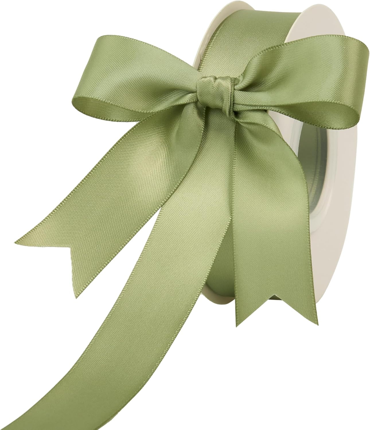 GZhLonKiMa Dusty Blue Ribbon for Wedding Double Face Dusty Blue Satin ...