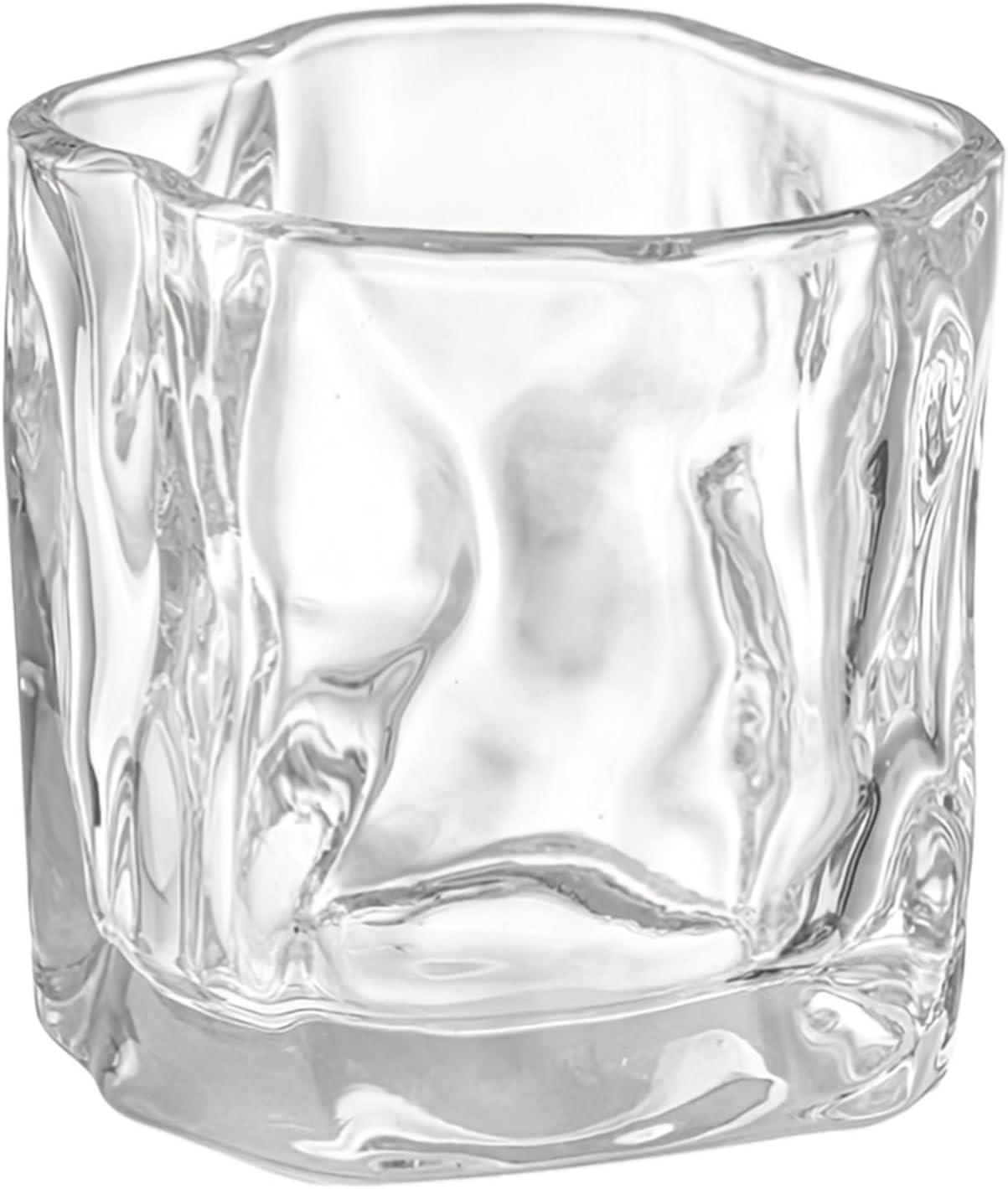 GZhLonKiMa Elegant Irregular Glass Cups - Perfect for Coffee Shops ...