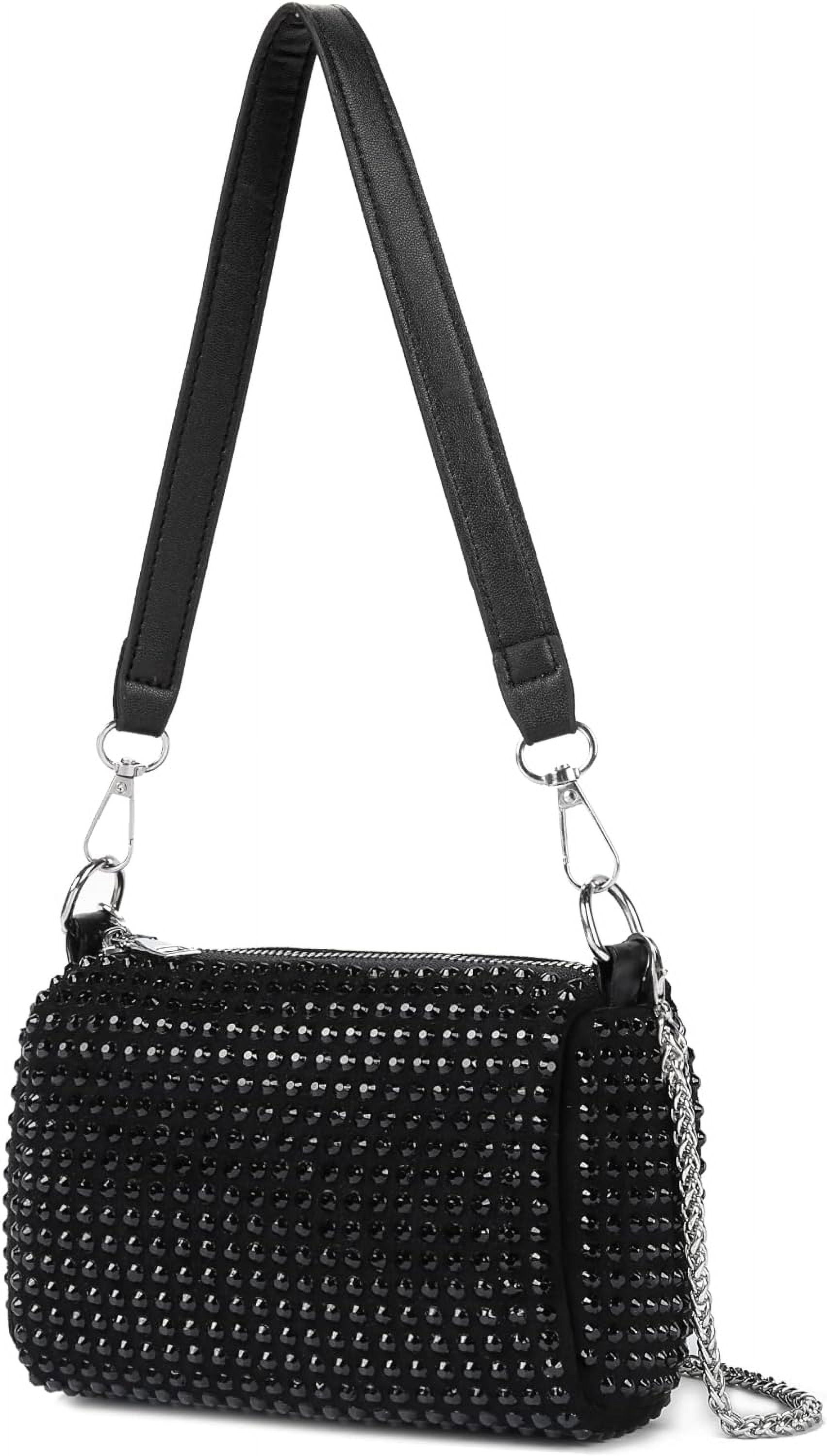 GZhLonKiMa Evening Rhinestone Crossbody Bag for Women Rhinestone Purses ...