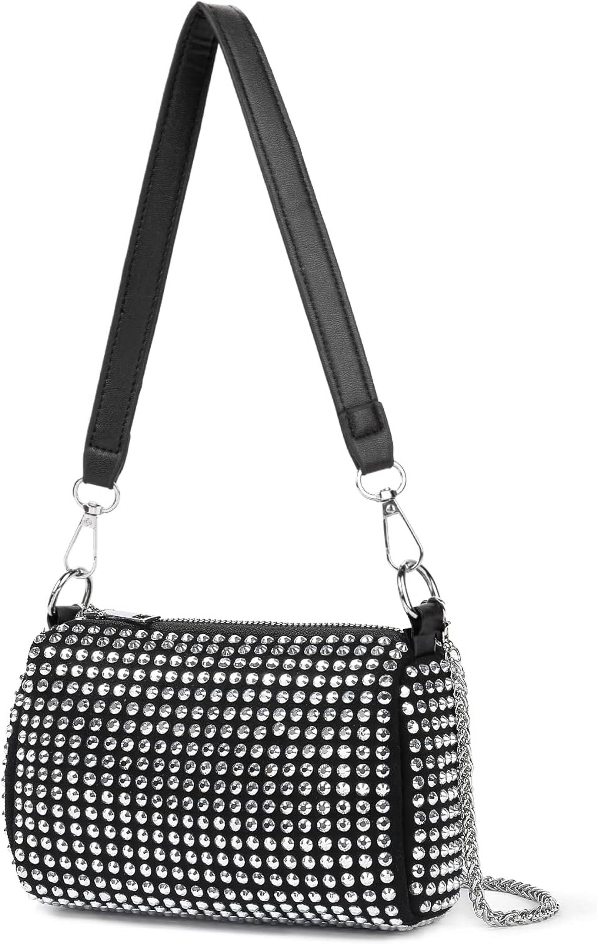 GZhLonKiMa Evening Rhinestone Crossbody Bag for Women Rhinestone Purses ...