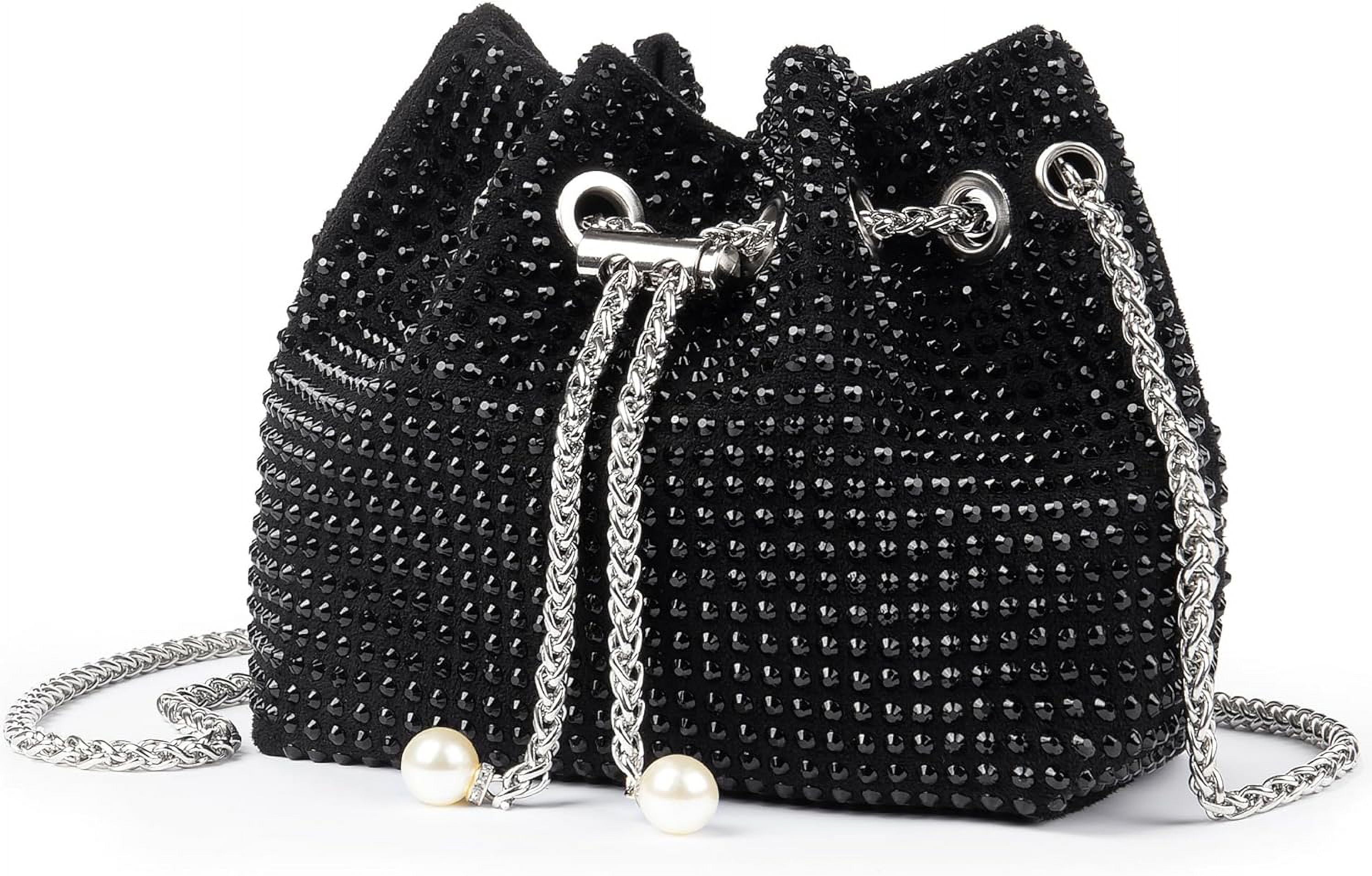 GZhLonKiMa Evening Rhinestone Crossbody Bag for Women Rhinestone Purses ...