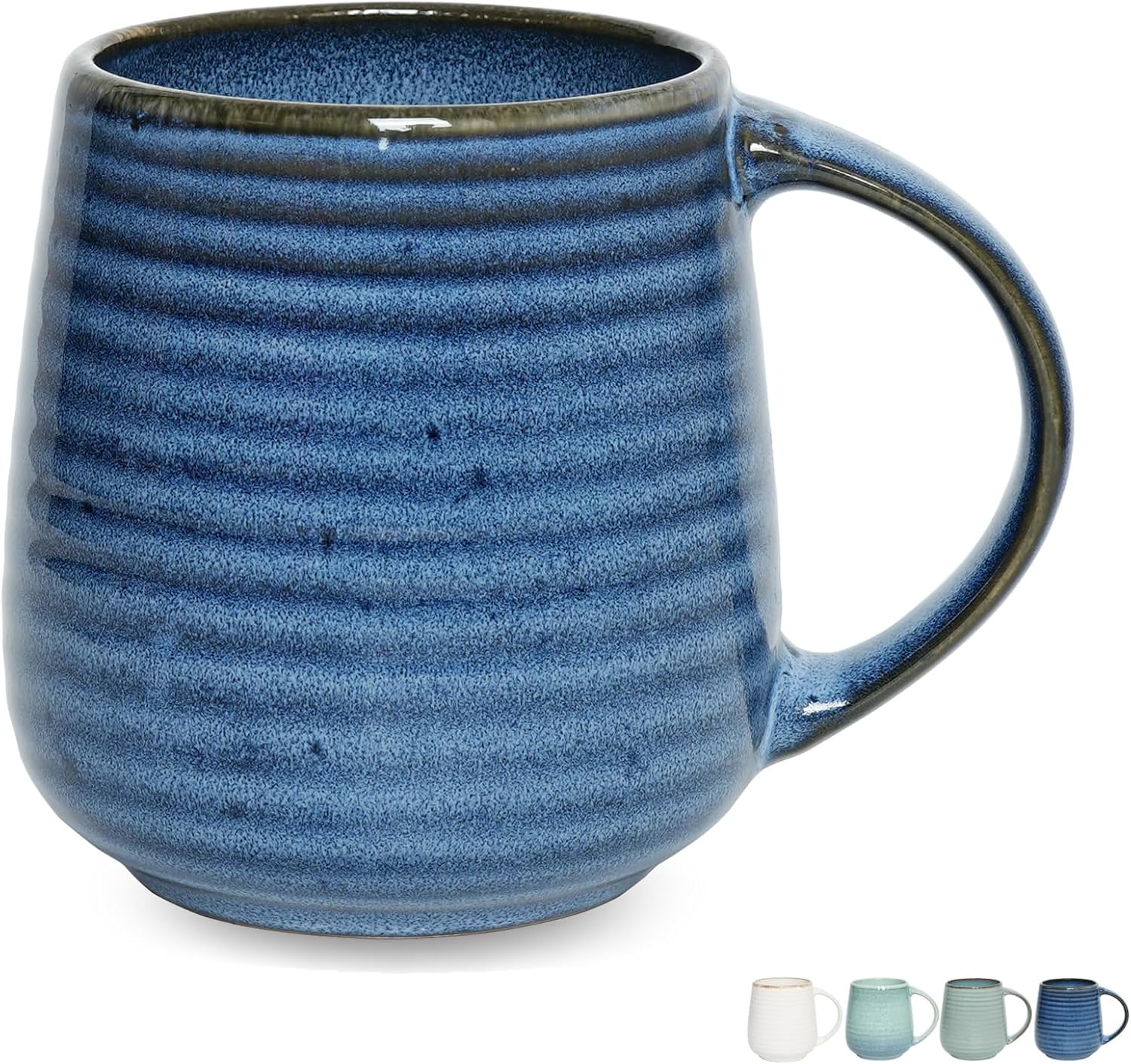 GZhLonKiMa Extra Large Ceramic Coffee Mug, 22 Oz, Dishwasher and ...