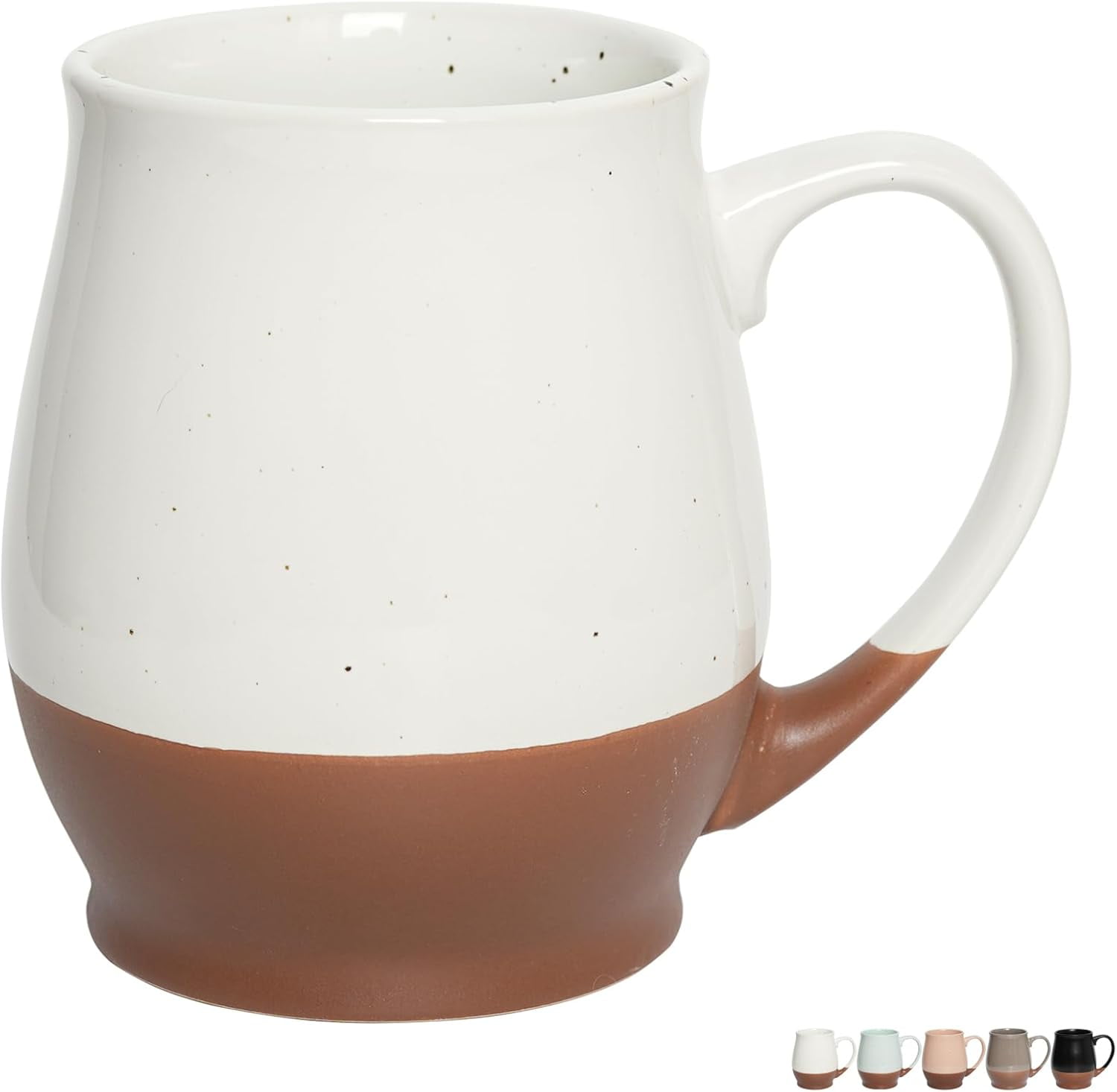 GZhLonKiMa Extra Large Ceramic Coffee Mug, 24 Oz, Dishwasher and ...