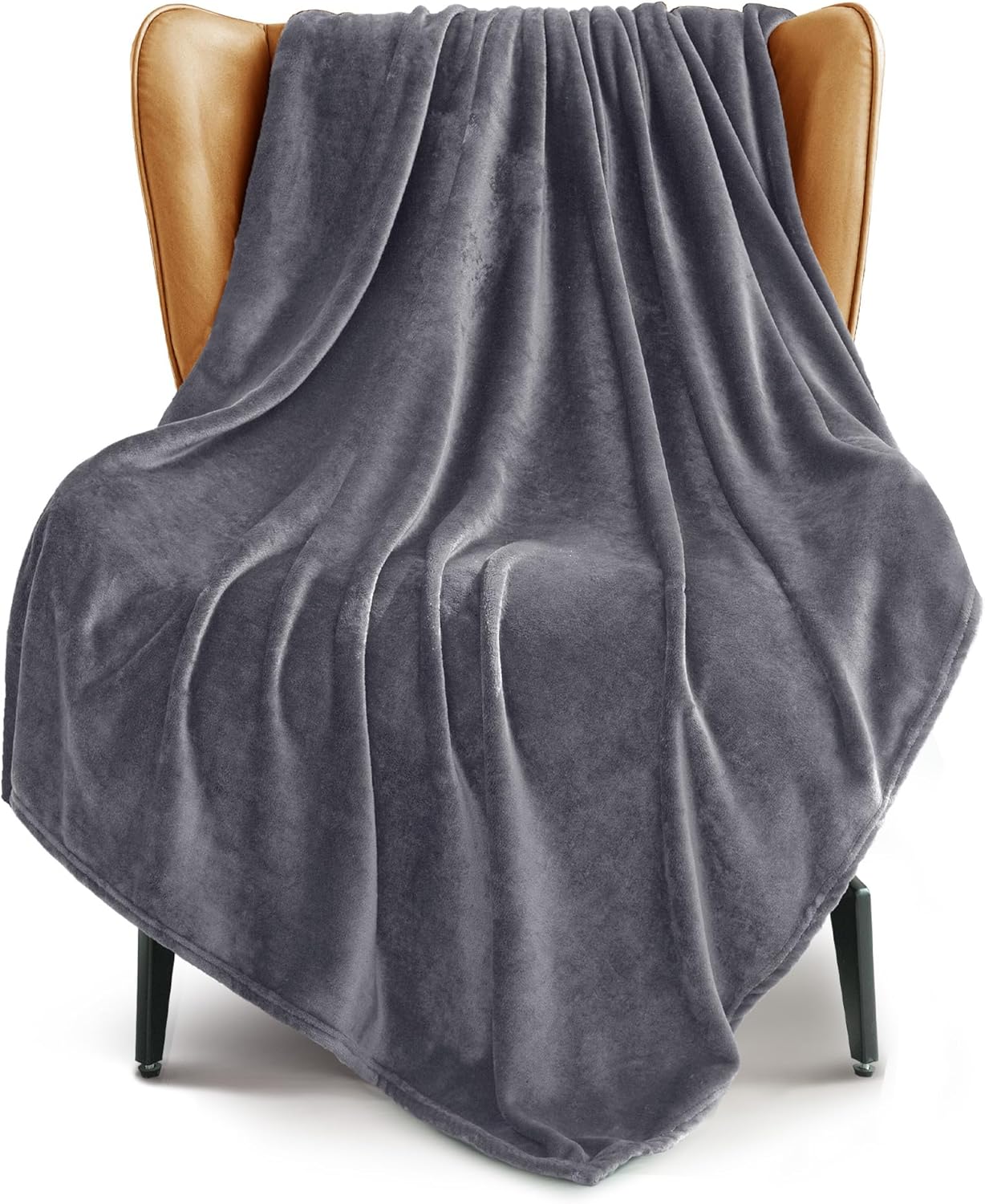 GZhLonKiMa Extra Large Fleece Throw Blanket for Couch, Sofa, 300GSM ...
