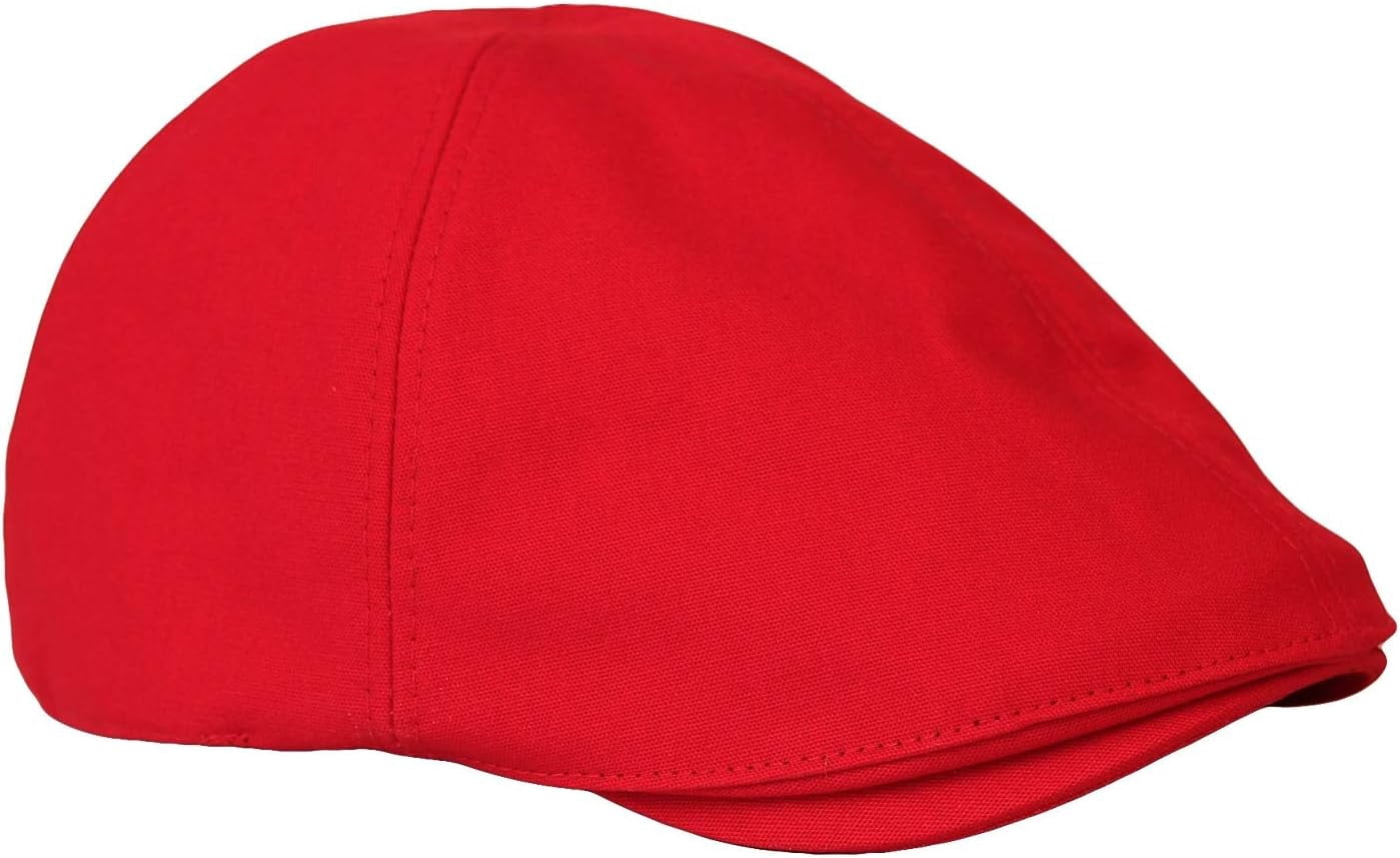 GZhLonKiMa Flat Cap Cabbie Hat Gatsby Golf Ivy Irish Newsboy Cotton ...
