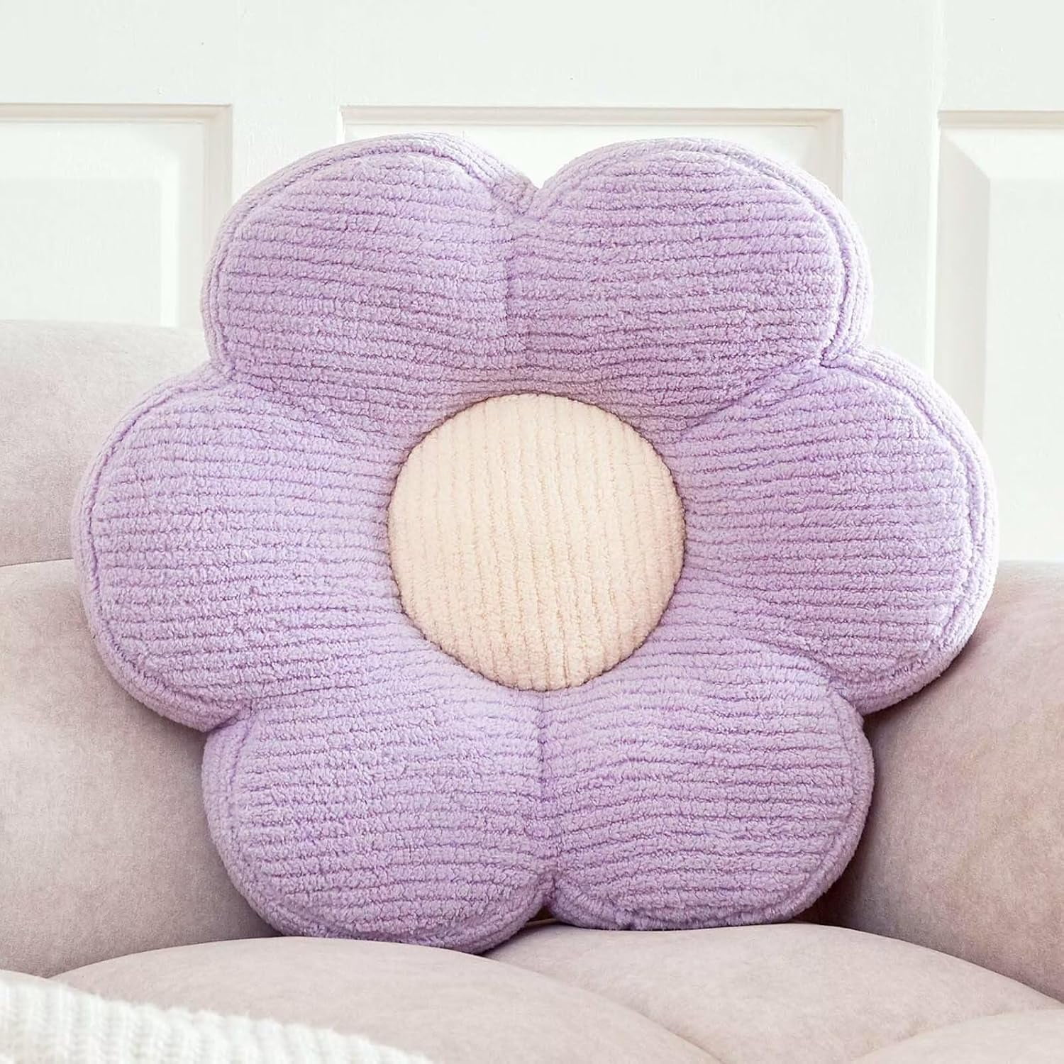 GZhLonKiMa Flower Pillow, Flower Shaped Pillow Cute Flower Decorative ...