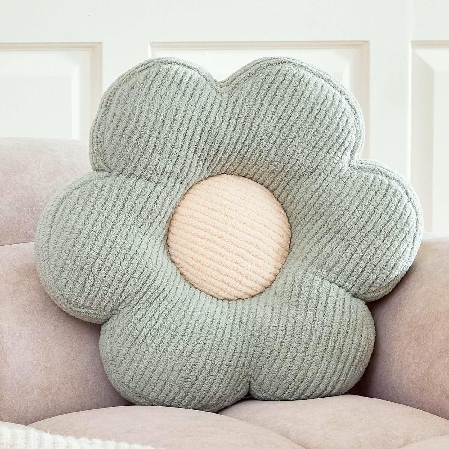 GZhLonKiMa Flower Pillow, Flower Shaped Pillow Cute Flower Decorative ...