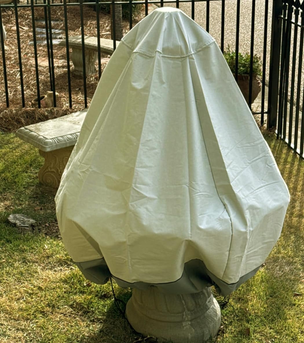 GZhLonKiMa Fountain Cover 420D Heavy Duty Fountain Covers for Winter ...