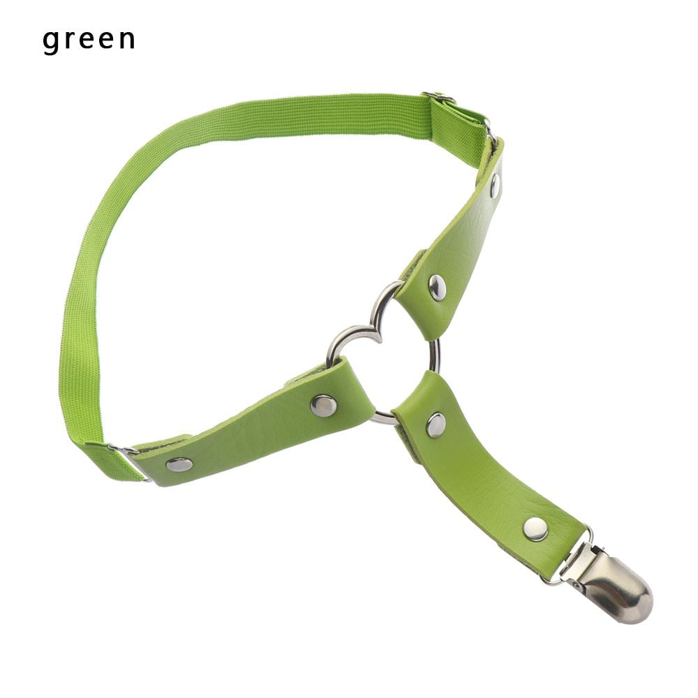 GZhLonKiMa Gothic Accessories Punk Harajuku Garter Belt Heart Leg ...