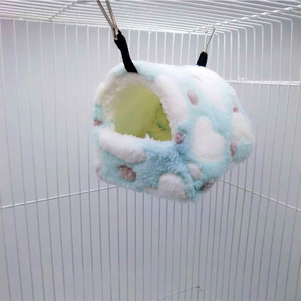 GZhLonKiMa Hamster Love Pattern Hammock Chinchillas Warmth Supplies ...
