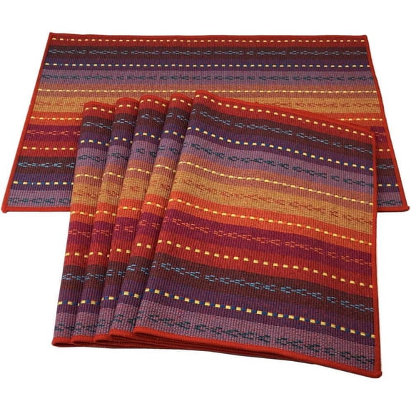 Blue Tablecloth Oval Table Mat Bowl Mat, Heat Insulation Anti-slip ...