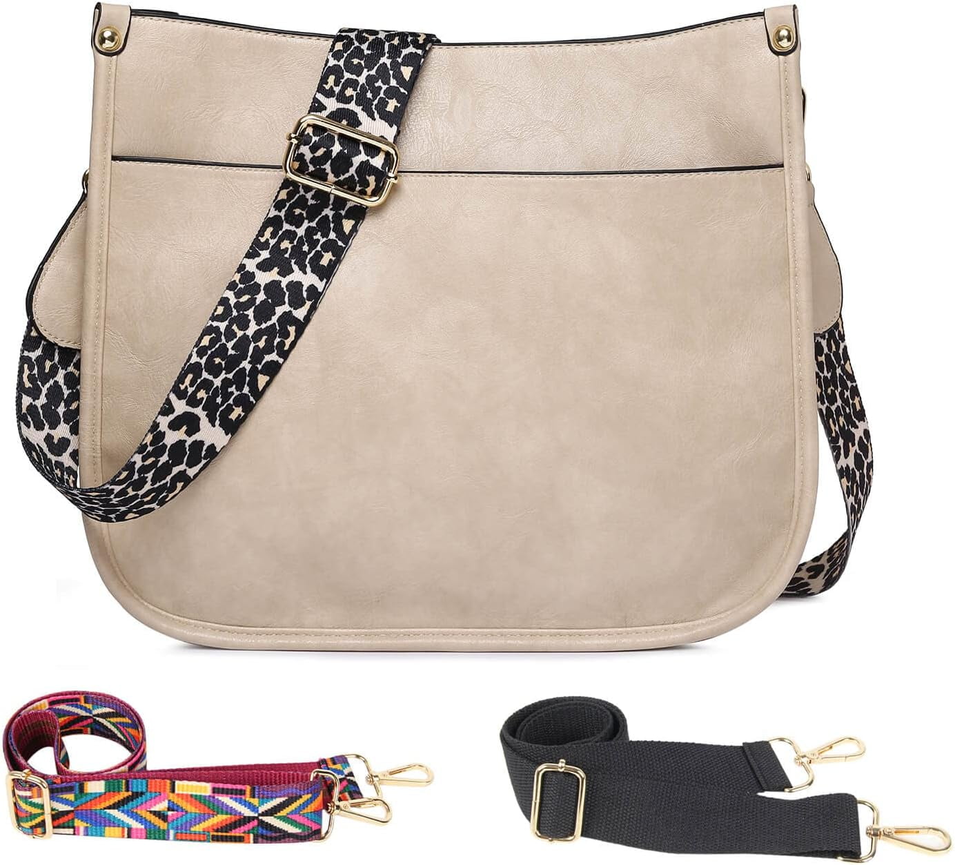 GZhLonKiMa Large Crossbody Bags for Women with 3PCS Straps Vegan ...