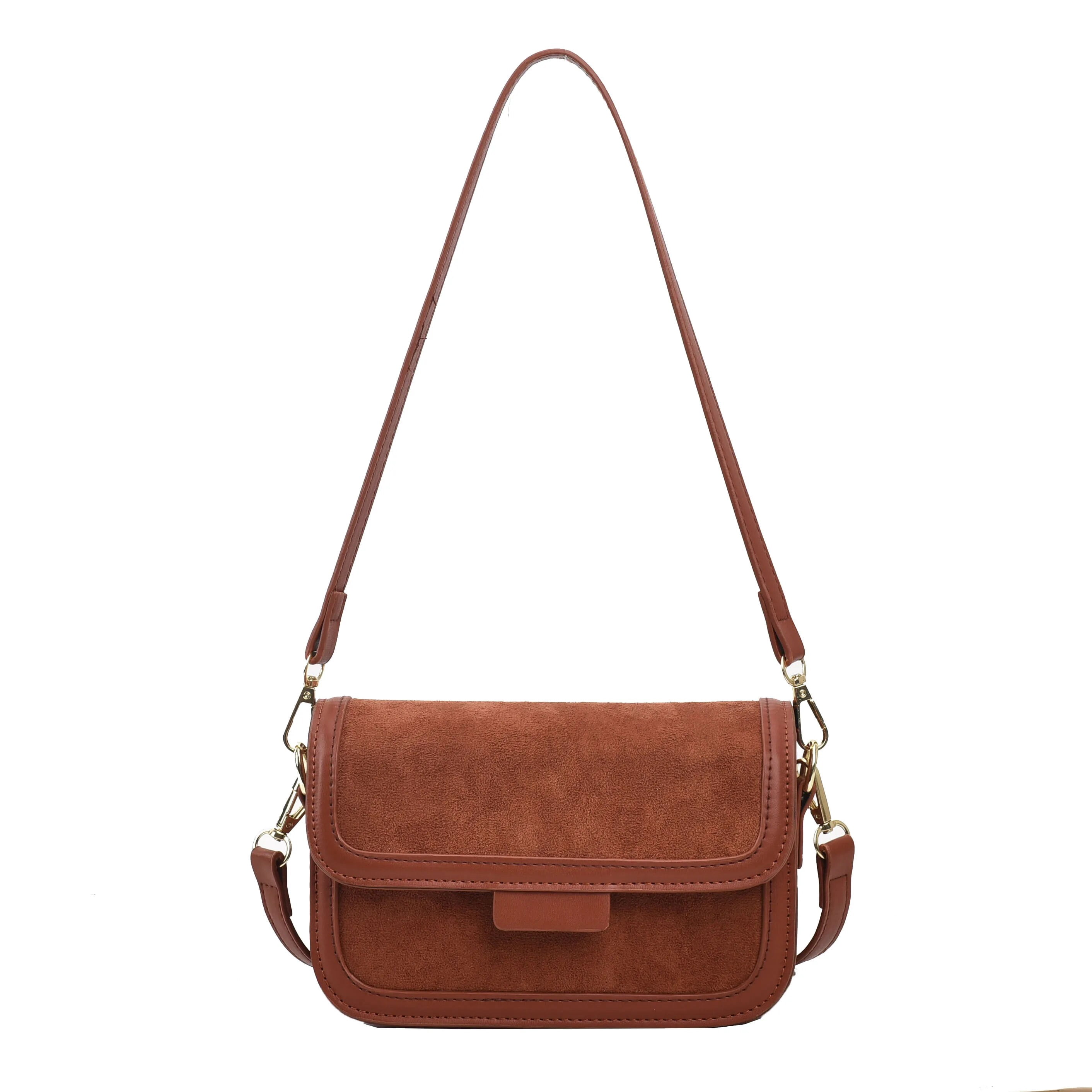 GZhLonKiMa Luxury Women Vintage Underarm Bag Fashionable Deer Skin ...