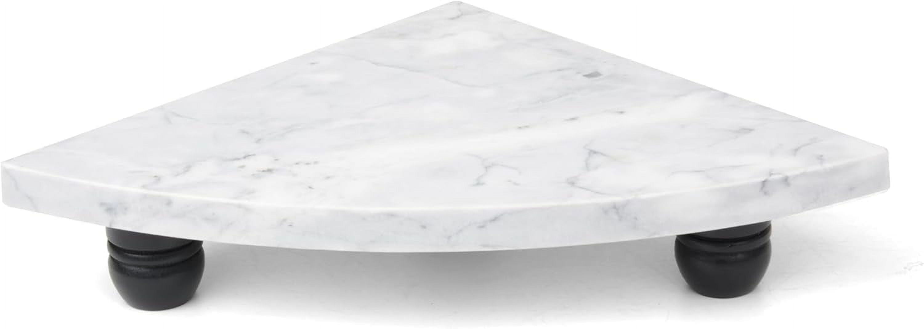 GZhLonKiMa Marble Riser Decor Pedestal Tray, Decorative Marble Riser ...