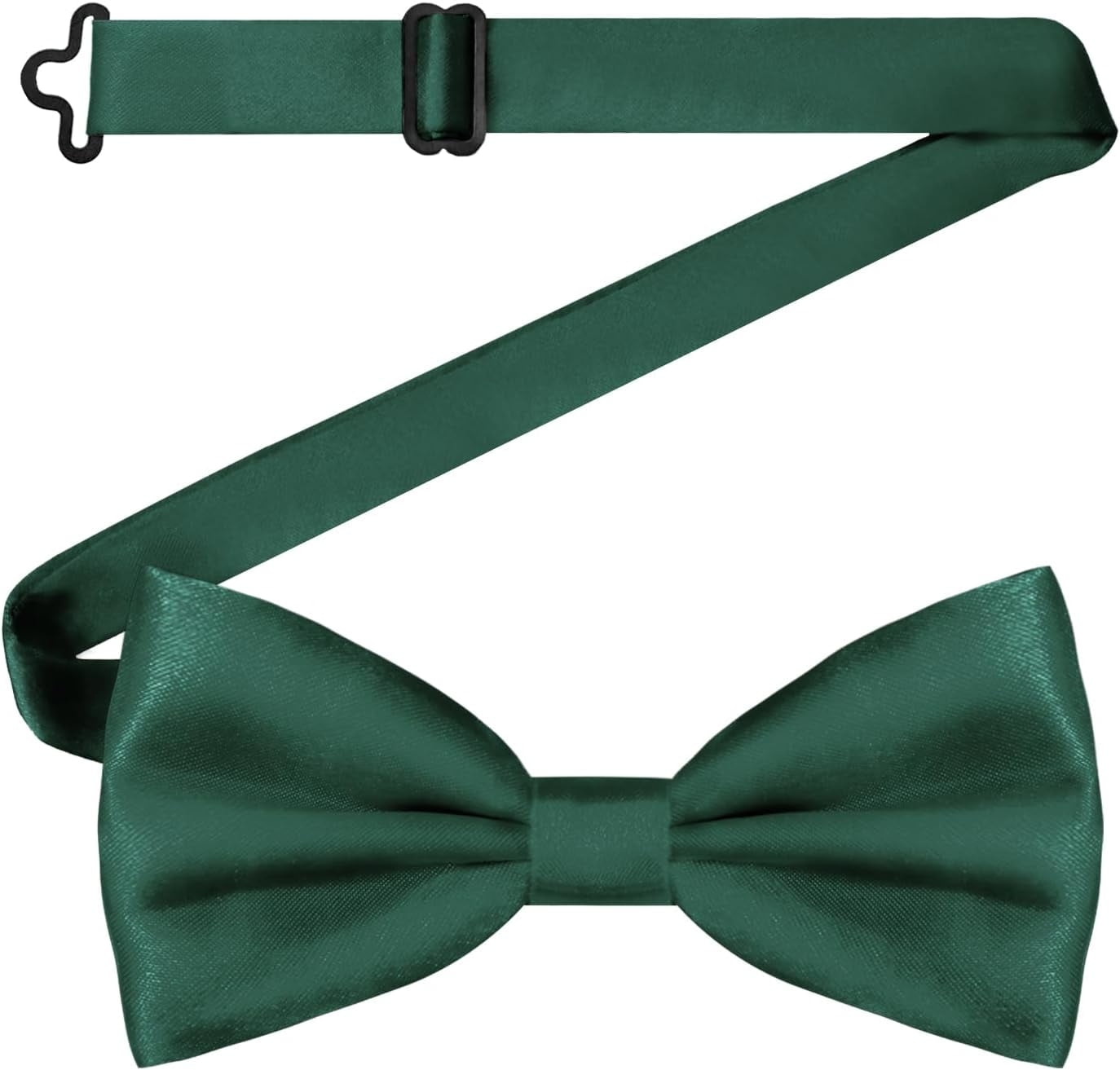GZhLonKiMa Mens Bow Tie, Solid Color Bowties Adjustable Pre Tied Tuxedo ...