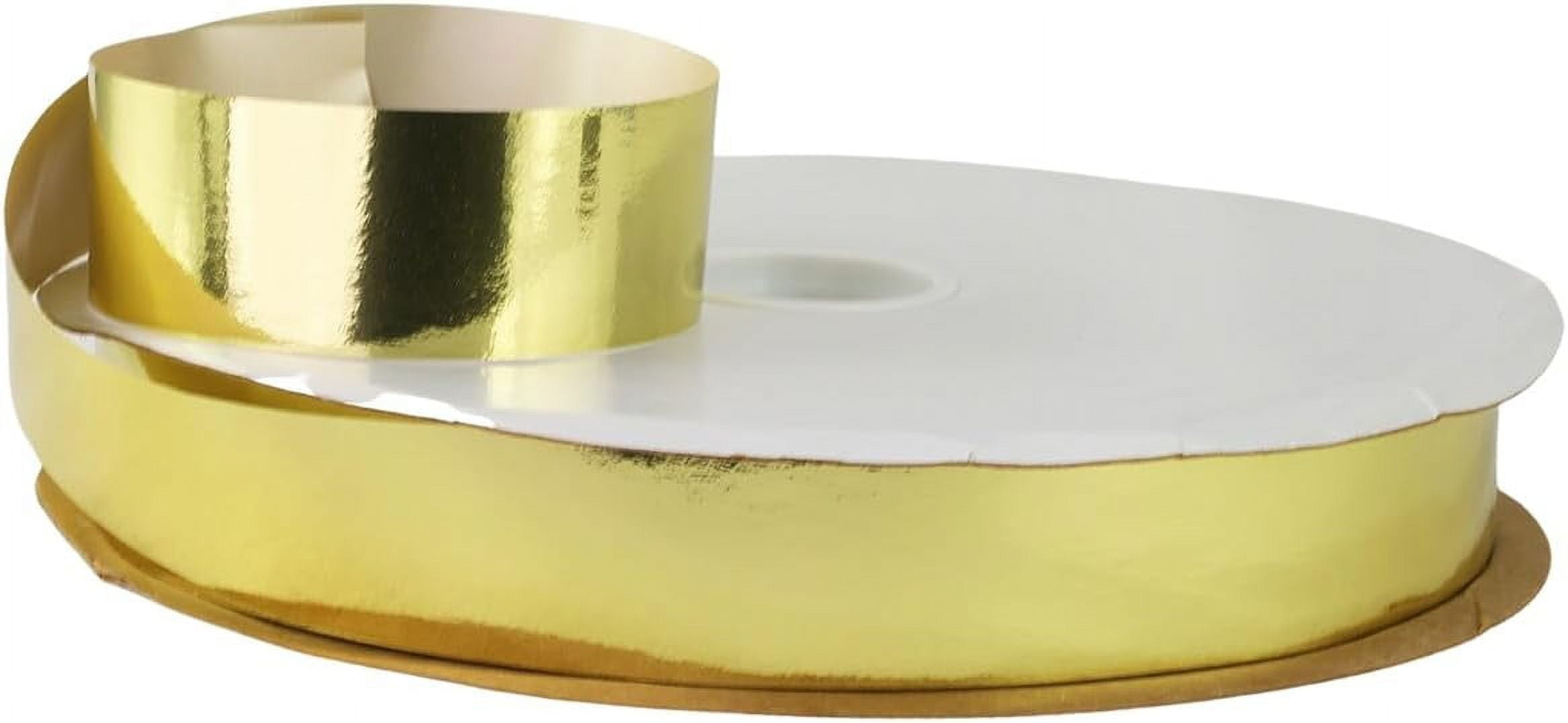 GZhLonKiMa Metallic Poly Ribbon – High Shine Polypropylene for Bows ...