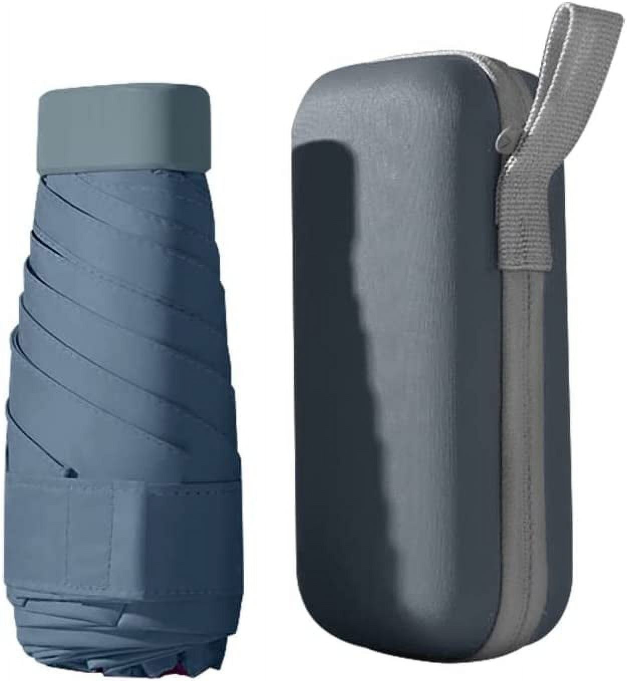 GZhLonKiMa Mini Umbrella with Case, Travel Umbrella Portable Folding ...