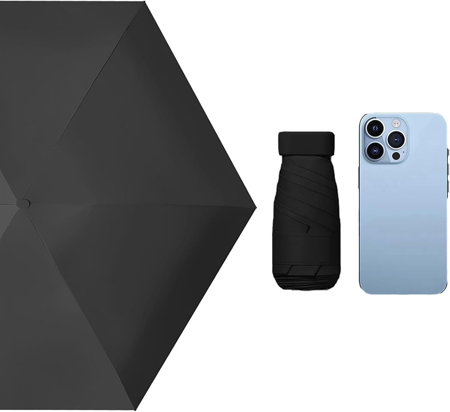 GZhLonKiMa Mini Umbrella for Travel Small Compact UV Umbrella ...