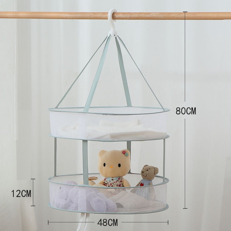 GZhLonKiMa Multifunctional Bringing Daniel Basket Double -Layer Folding ...