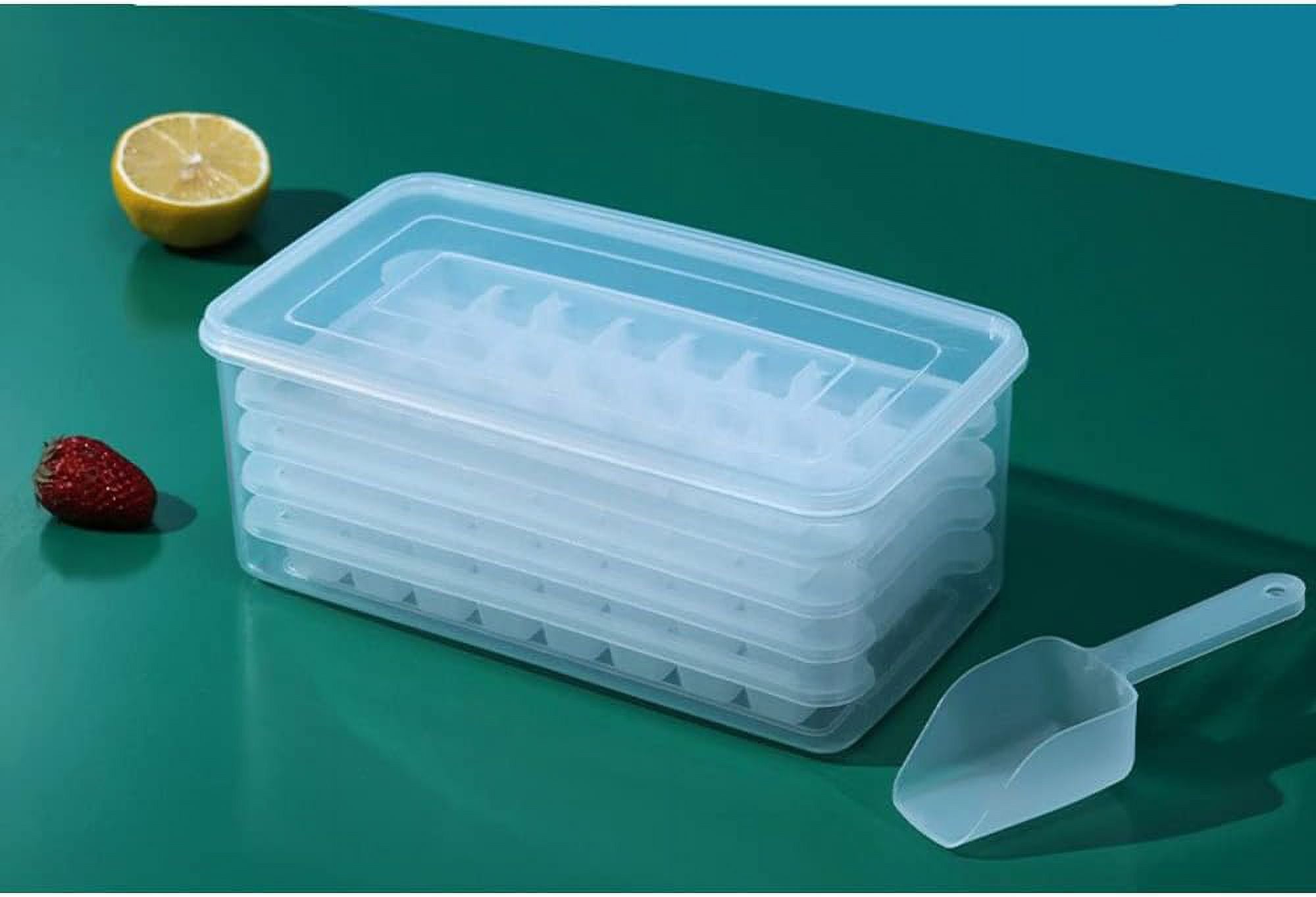 GZhLonKiMa Multilayer Ice Tray Ice Box Set Quick Freeze Transparent Ice ...