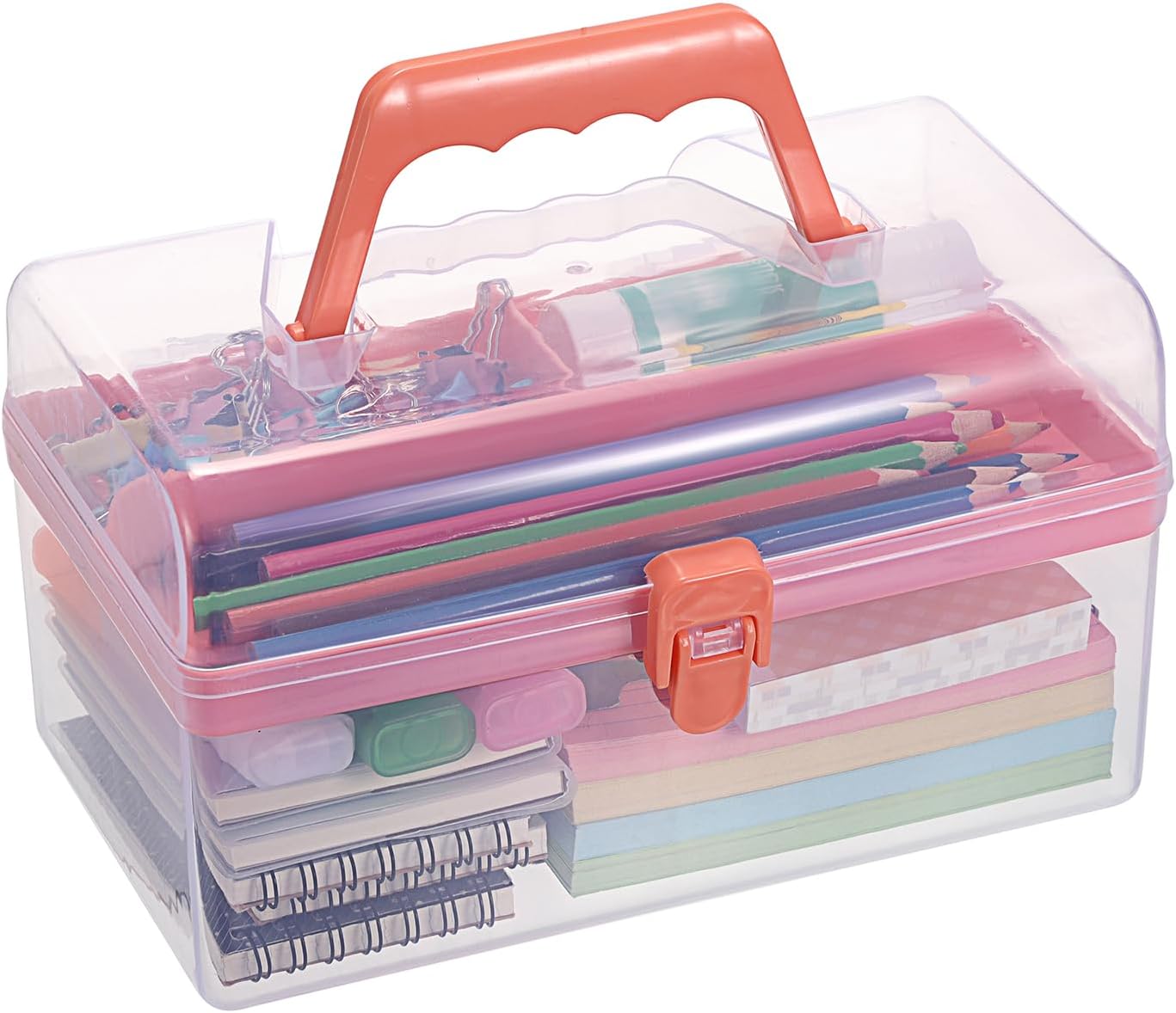 GZhLonKiMa Multipurpose Plastic Craft Storage Containers with Removable ...