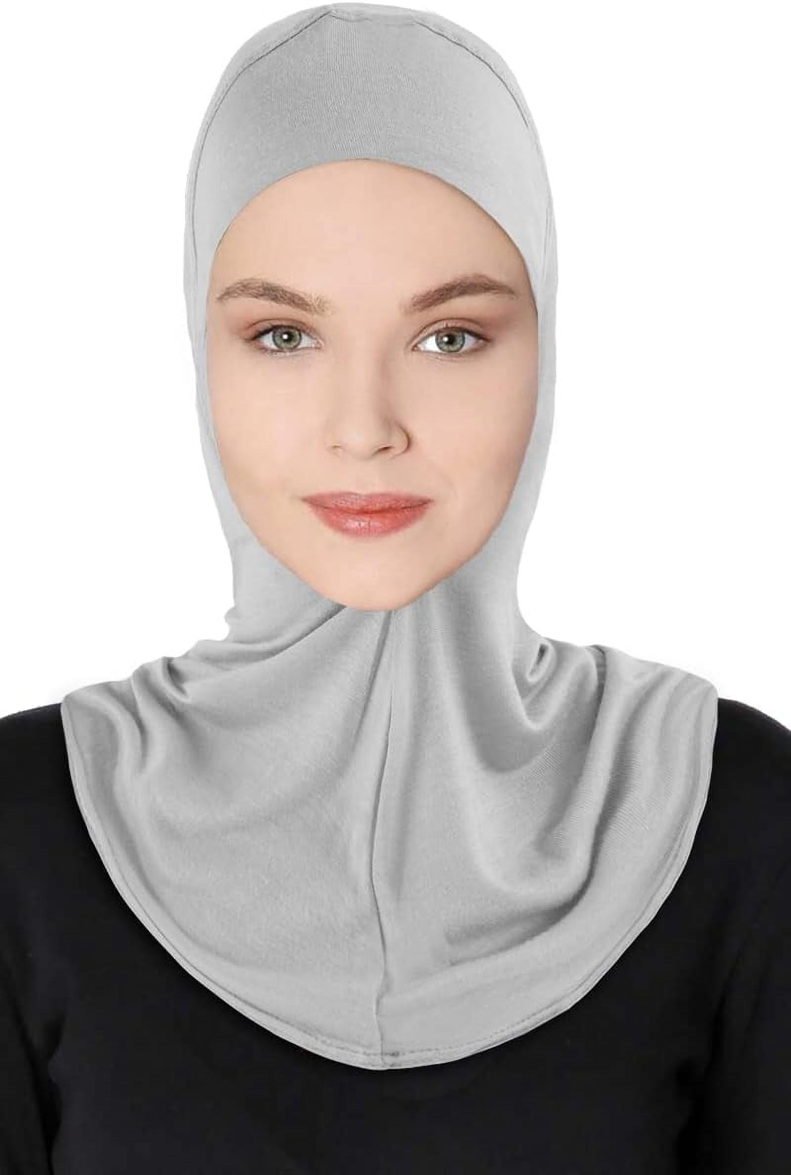 GZhLonKiMa Muslim Underscarf Beanie Head Neck Full Cover Islamic Inner ...