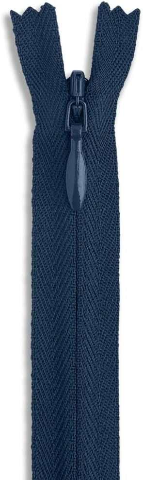 GZhLonKiMa Navy Zipper 16" Invisible Zipper Heavy Duty Zippers Non ...