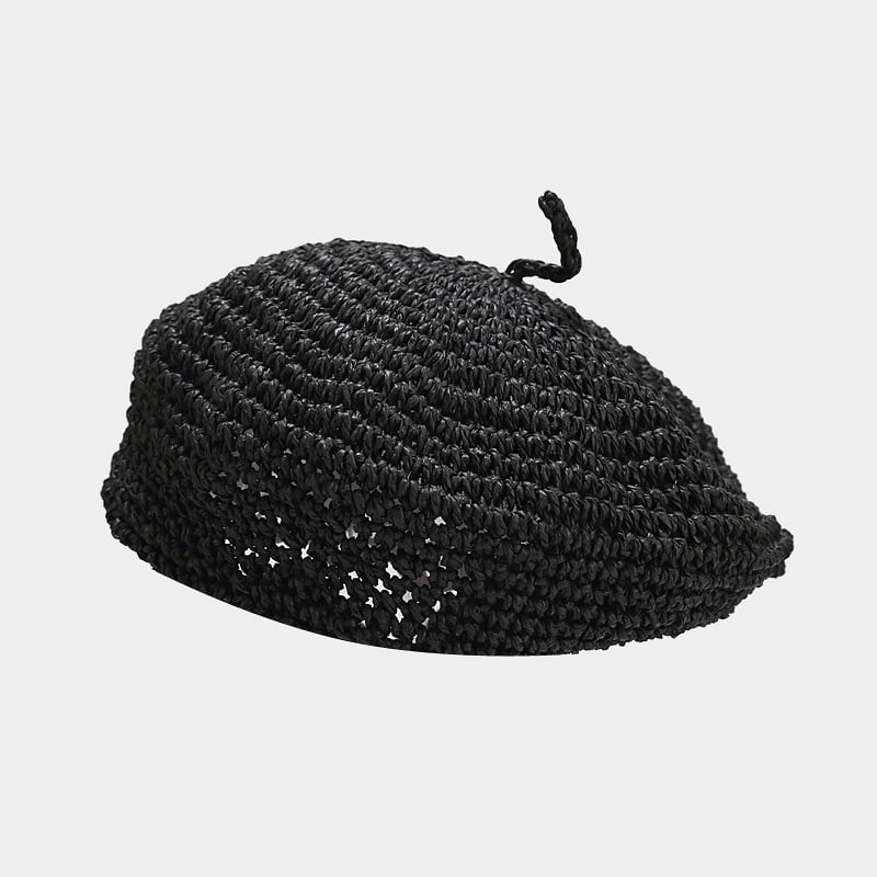 GZhLonKiMa New Summer Weave Beret Female Straw Hats for Women Spring ...