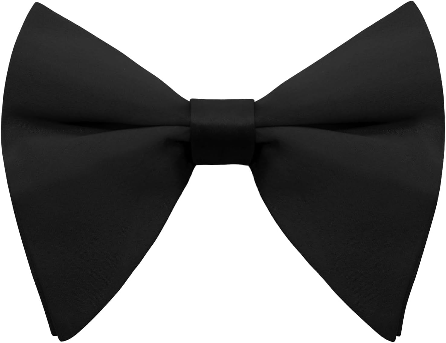 GZhLonKiMa Oversized Bow Ties for Men, Pre-tied Black Bow Tie ...