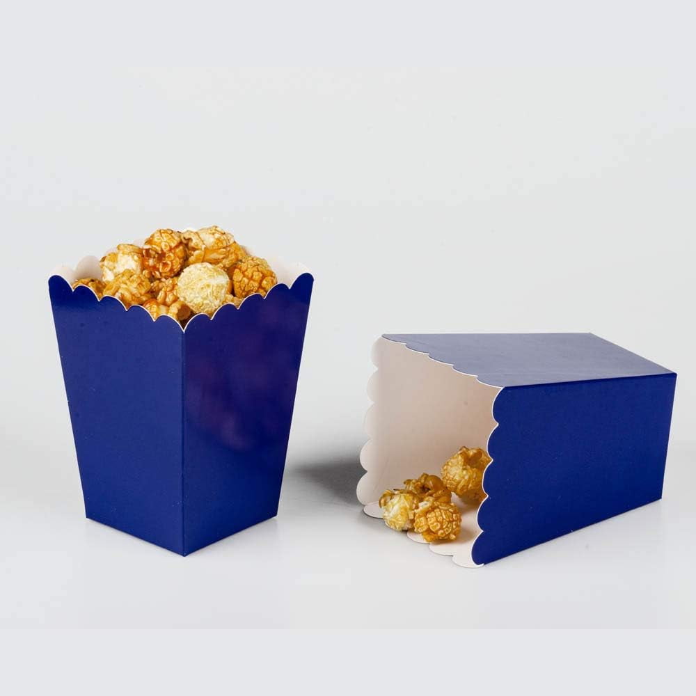 GZhLonKiMa Pink Popcorn Boxes Cardboard Popcorn Favor Containers,Pack ...