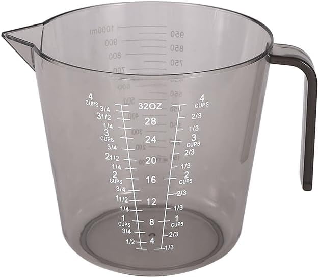 GZhLonKiMa Plastic Measuring Cup Clear Graduated Measuring Cups Plastic ...